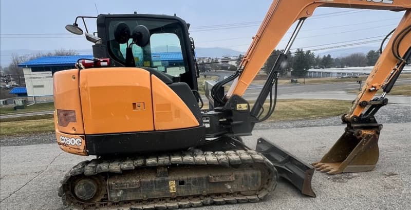 Used 2018 Case CX80C Excavator #A6345106 for sale