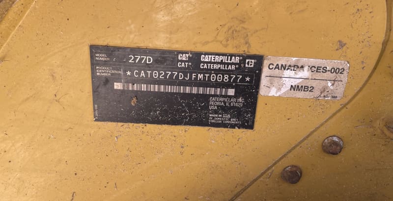 Used 2017 Caterpillar 277-D #A7157915 for sale