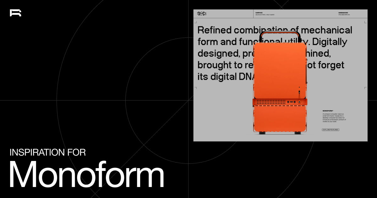 Reframed — Monoform