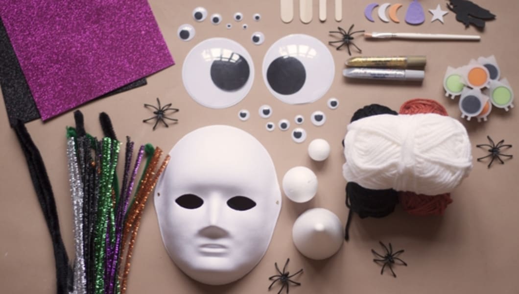 Børnevenligt DIY-pynt til Halloween-festen