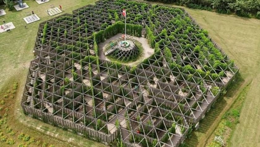 Her finder I 10 særlige labyrinter i Danmark