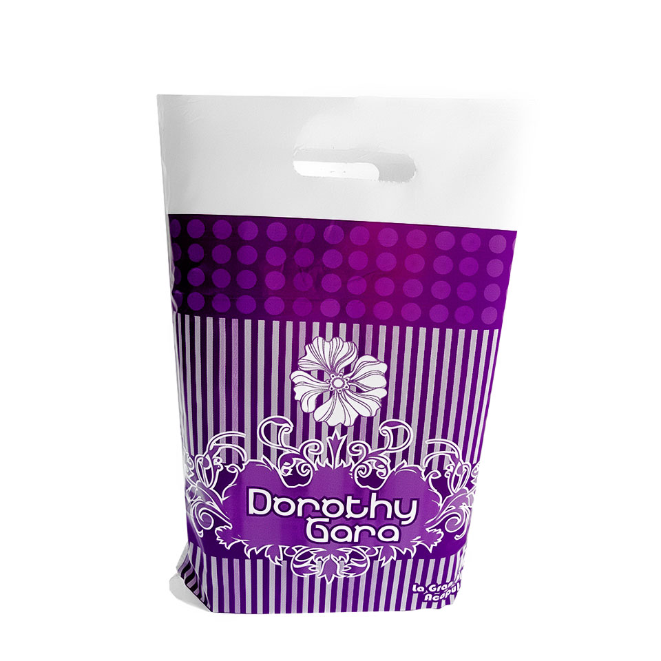 Die Cut Handle Plastic Bags | BÖRSE HANDBRANDING