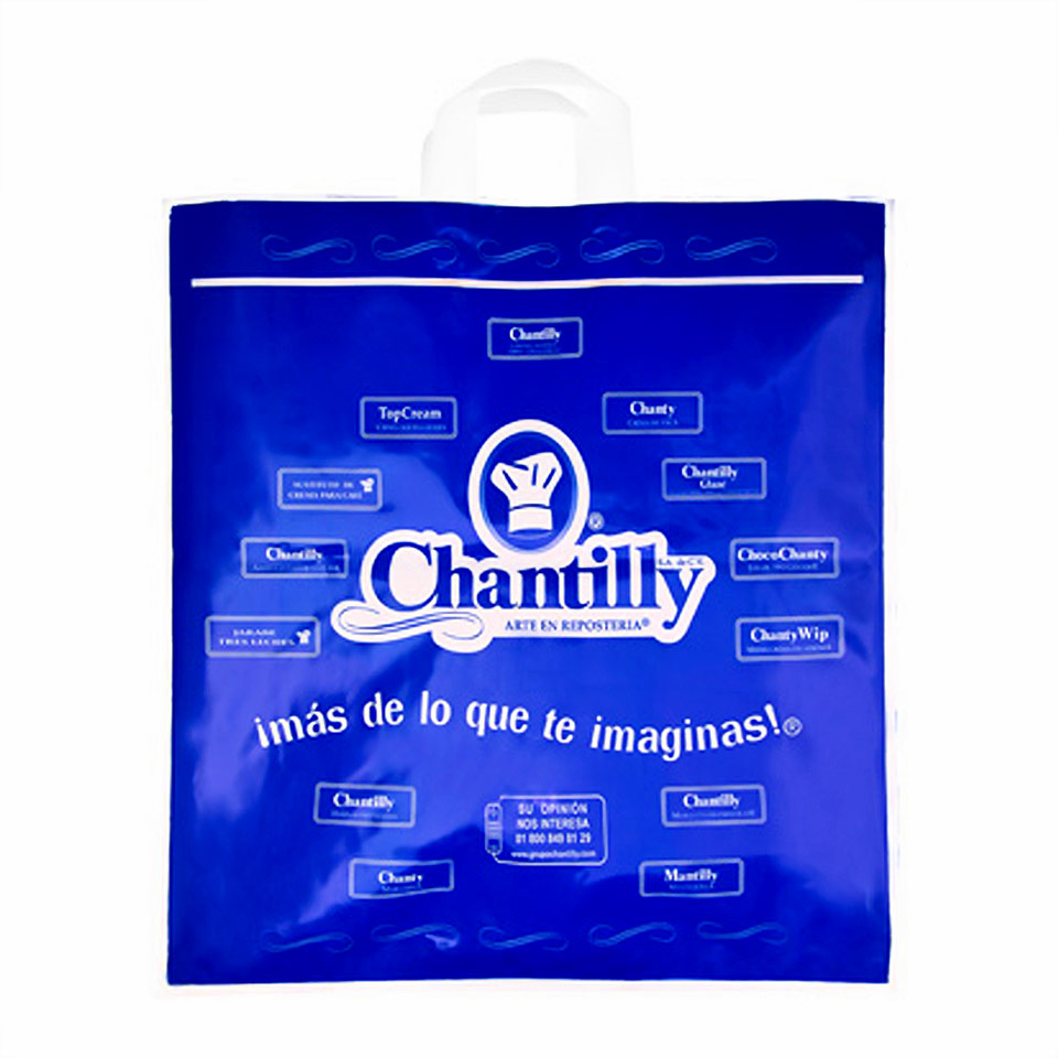 Soft Loop Handle Plastic Shopping Bags | BÖRSE HANDBRANDING