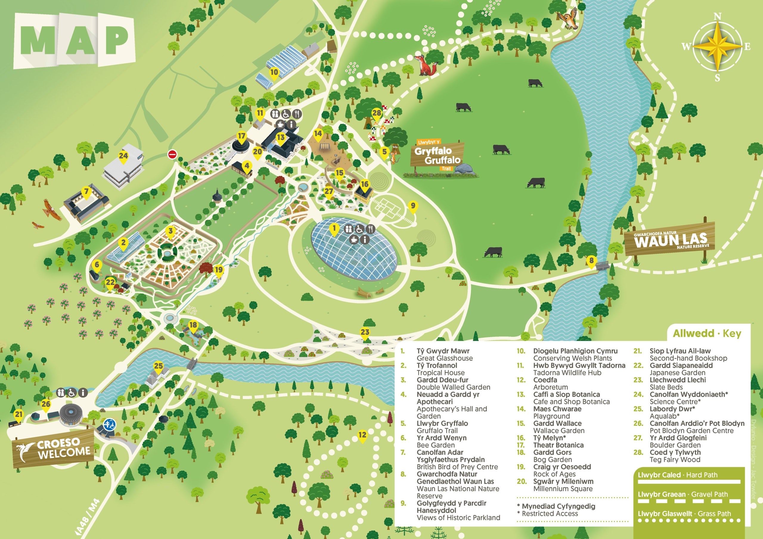 Garden maps - National Botanic Garden of Wales