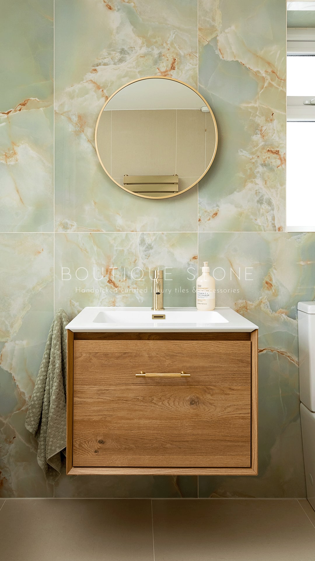 Fiennes Onyx Emerald - Boutique Stone Handpicked curated limestone ...