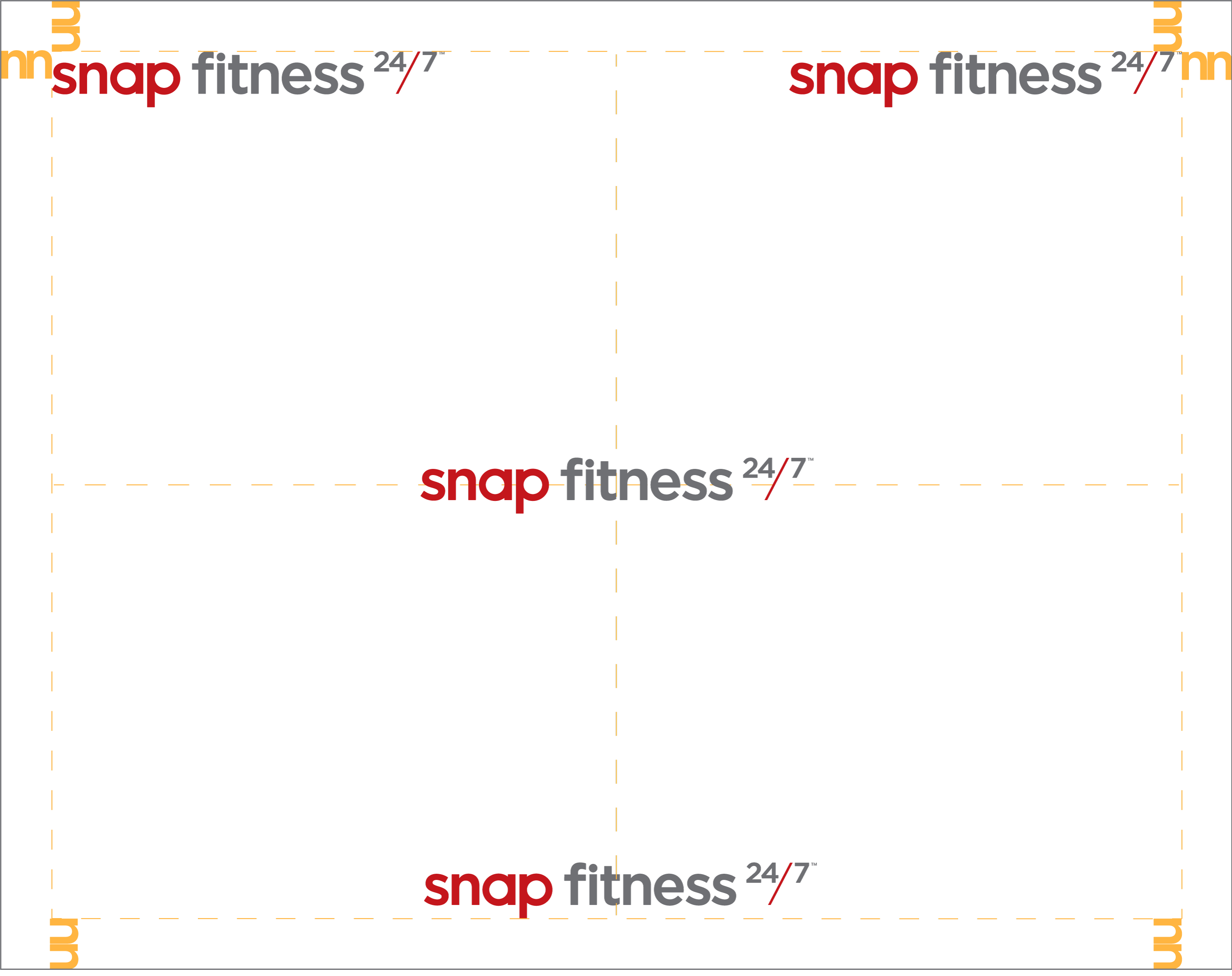 Snap Fitness 24/7 - brand identity, guideline and assets.