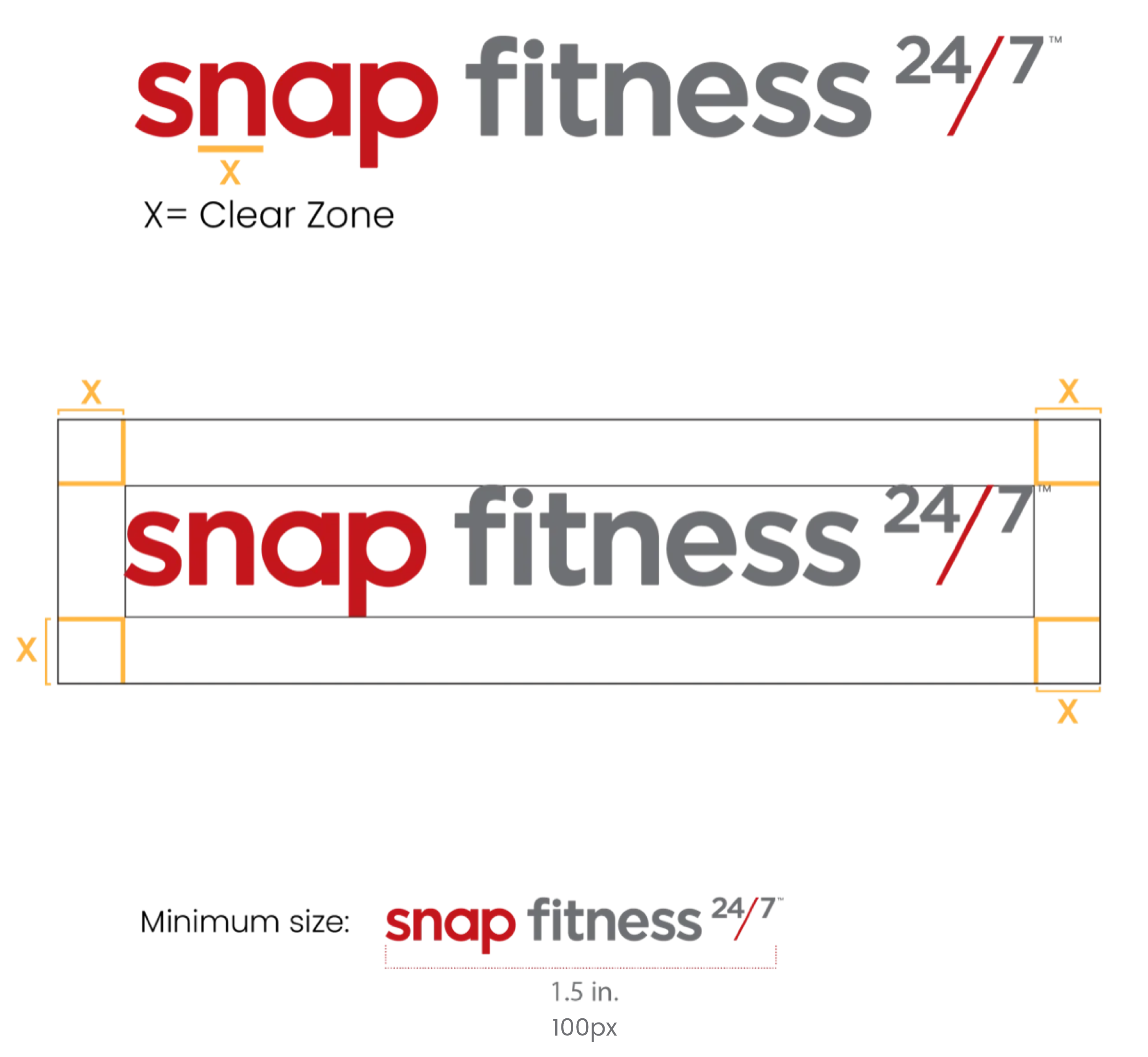 Snap Fitness 24/7 - brand identity, guideline and assets.