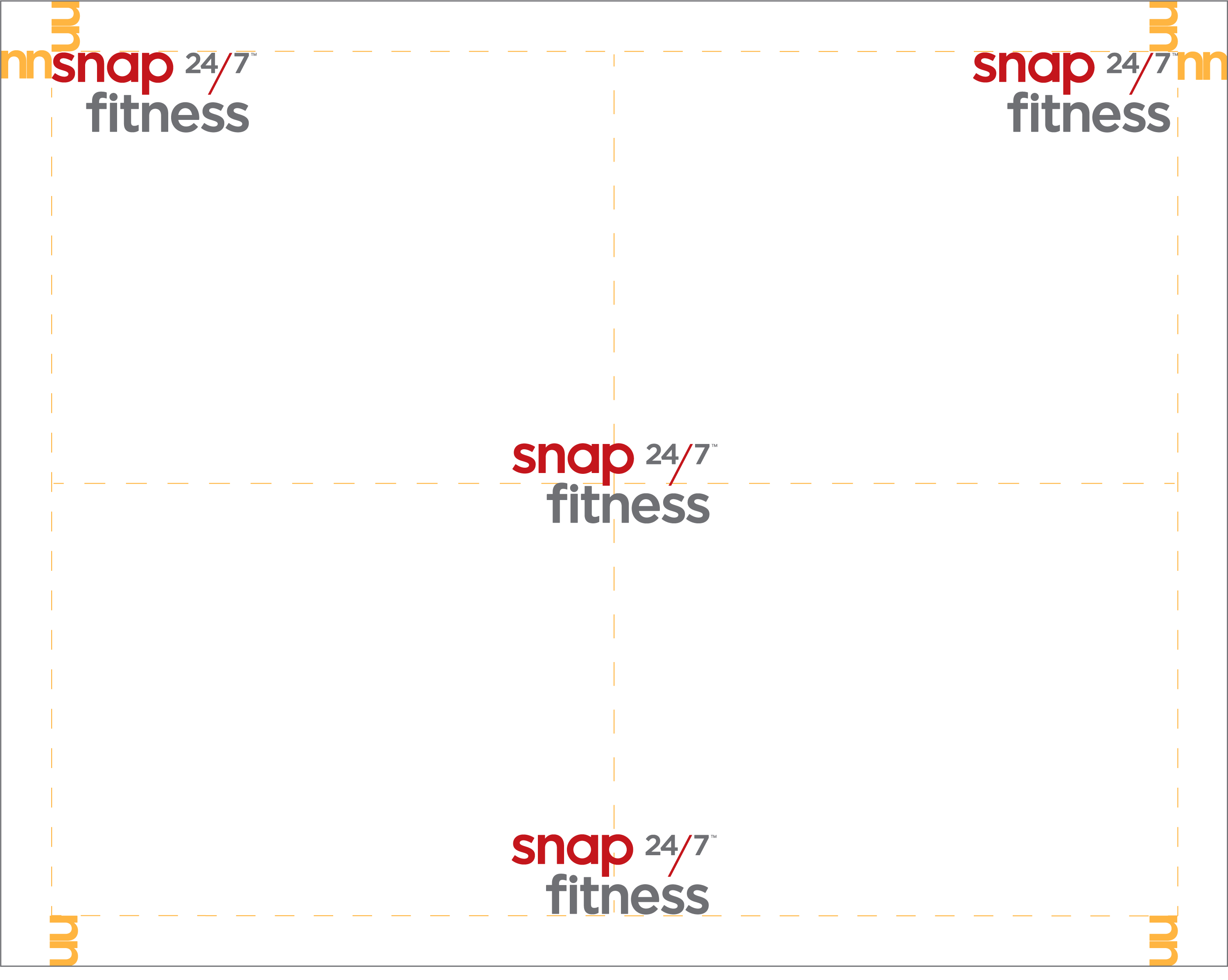 Snap Fitness 24/7 - brand identity, guideline and assets.