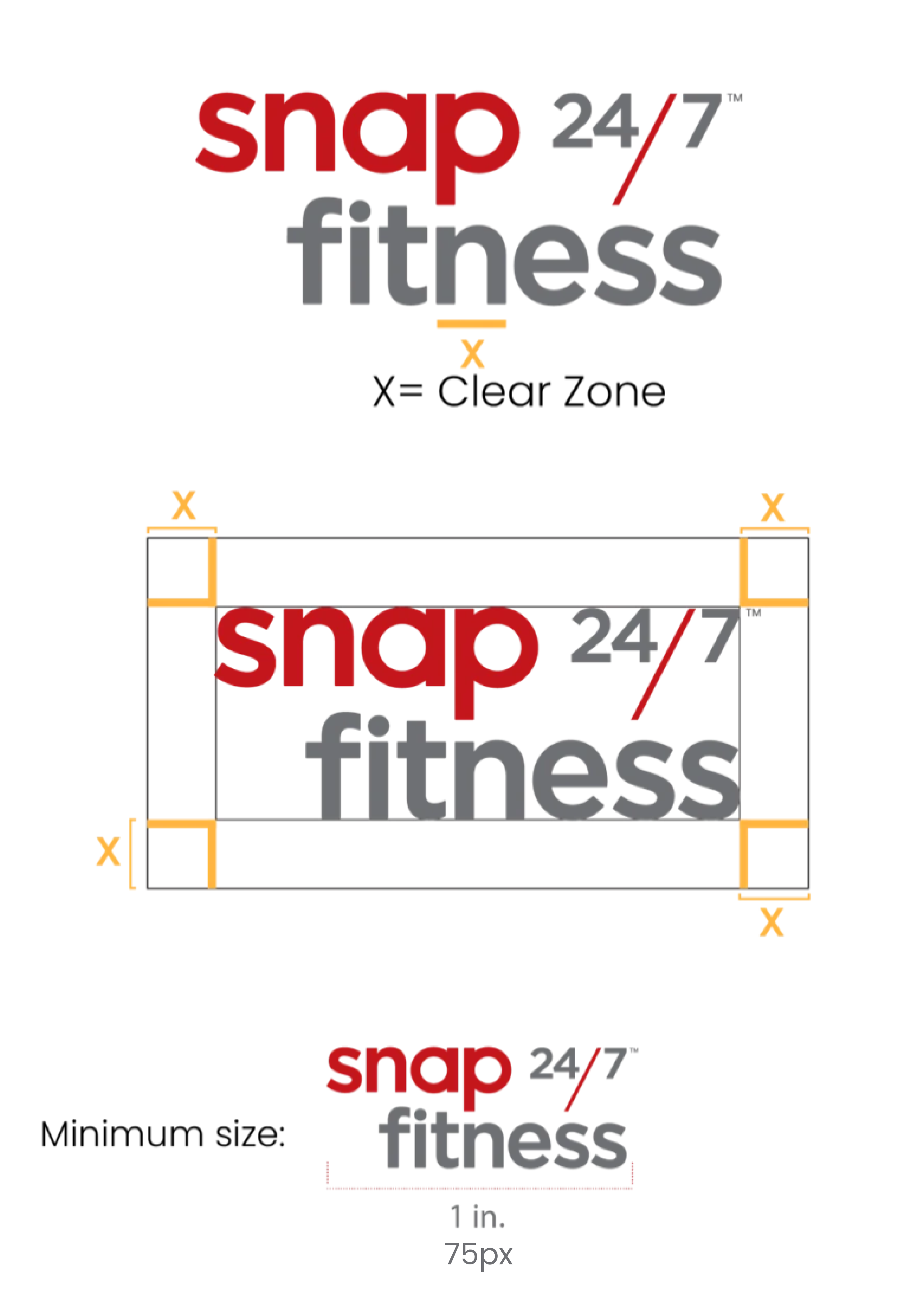 Snap Fitness 24/7 - brand identity, guideline and assets.