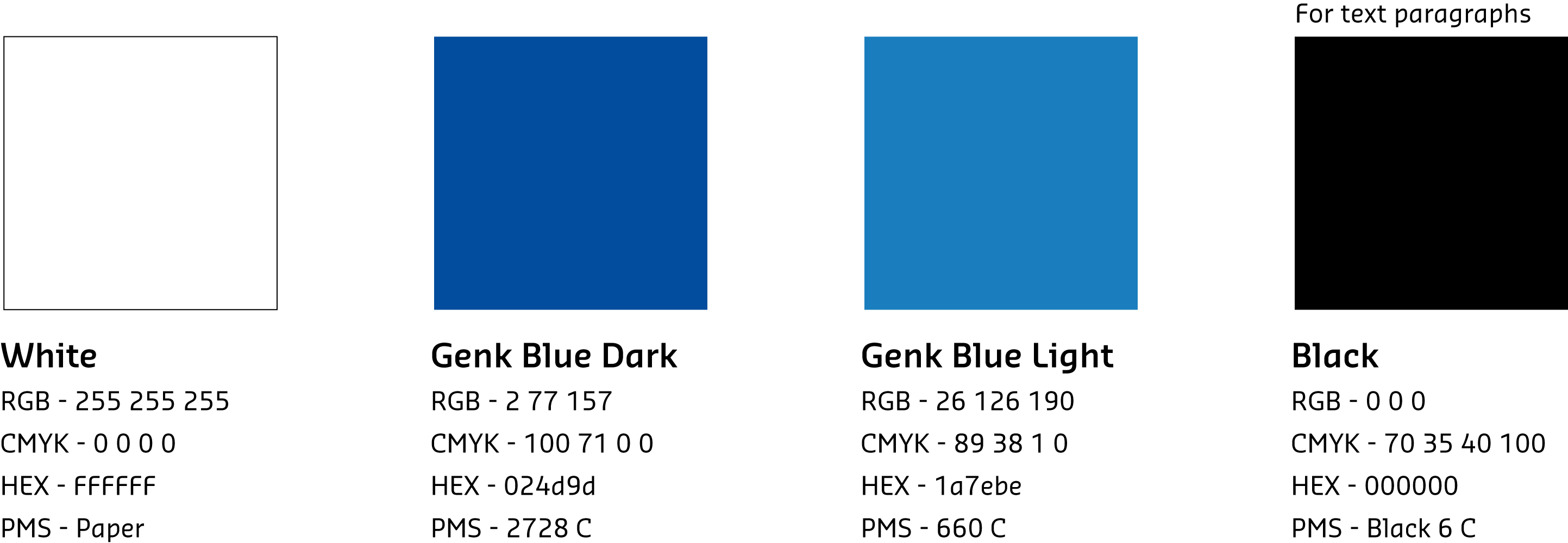 KRCGenk - brand identity, guideline and assets.