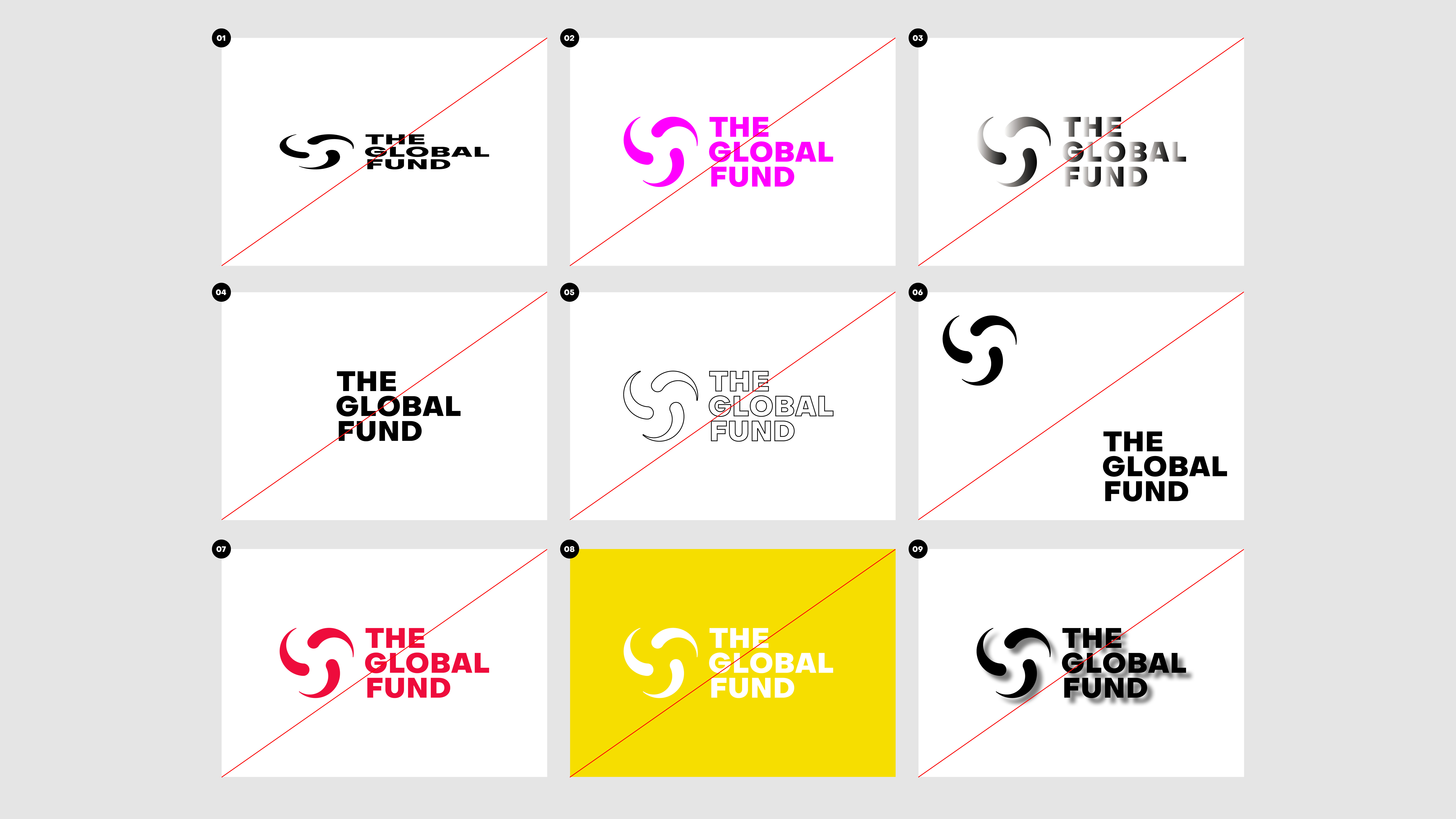 The Global Fund–Partners - brand identity, guideline and assets.