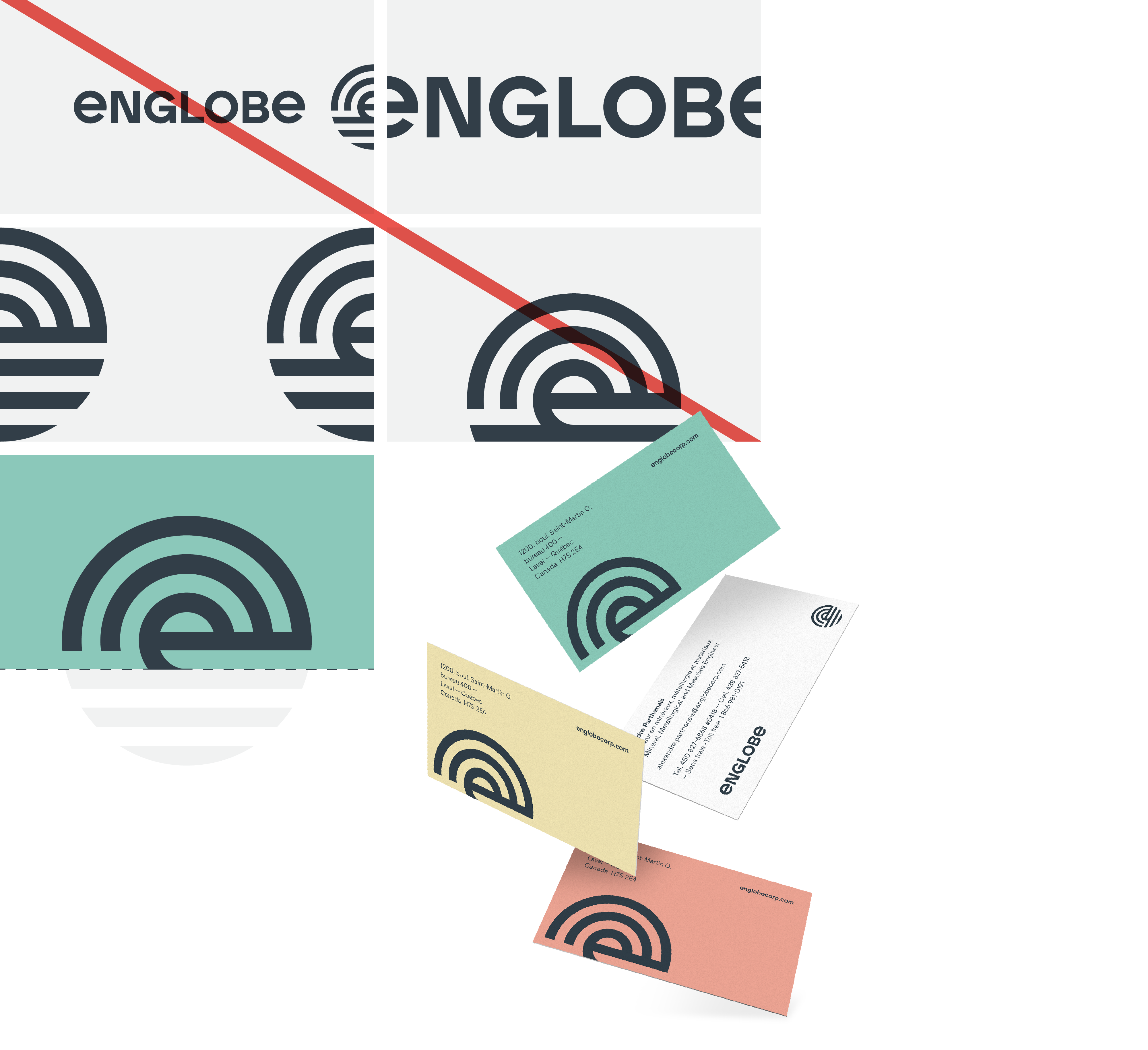 Englobe - brand identity, guideline and assets.