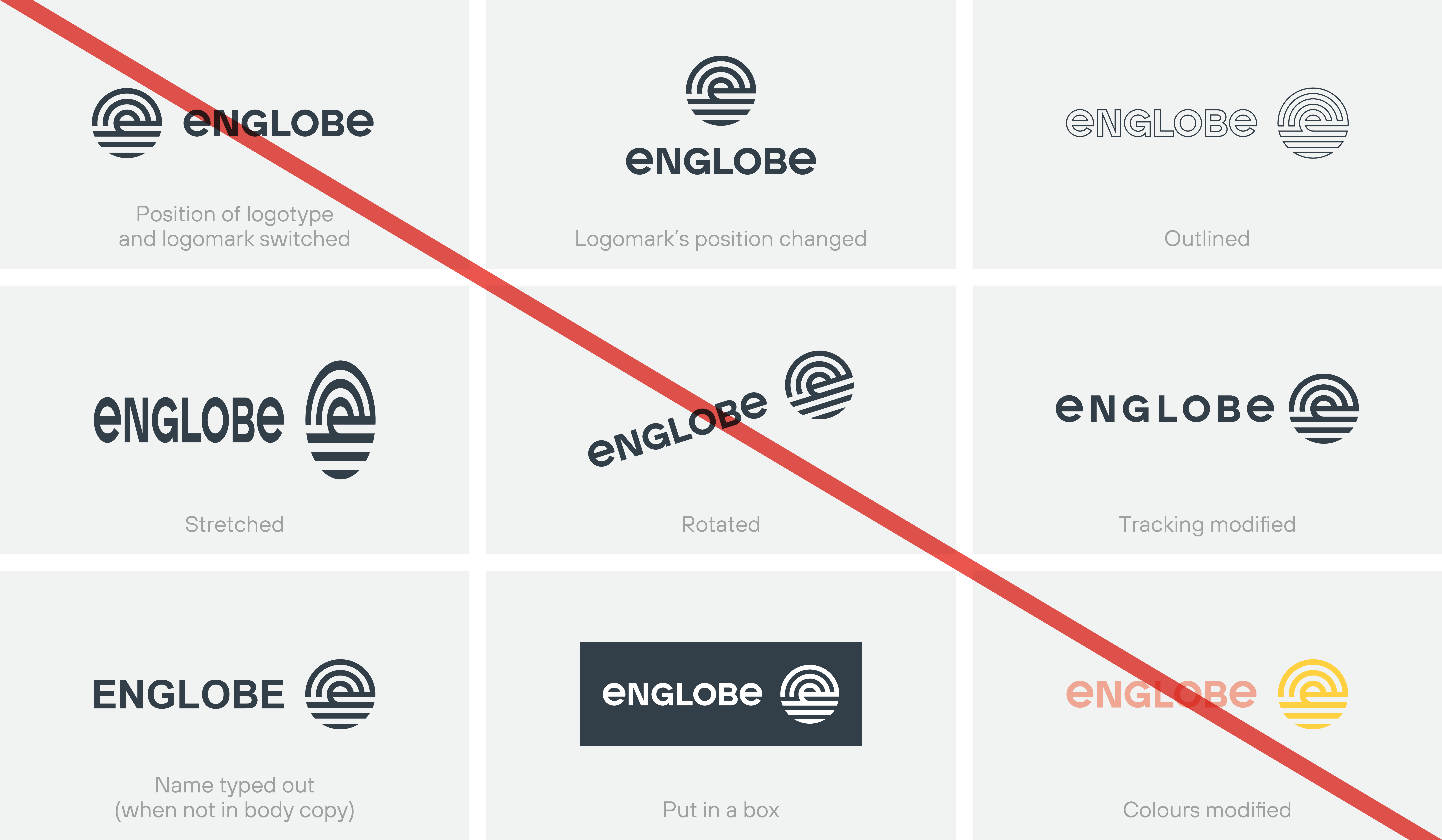 Englobe - brand identity, guideline and assets.