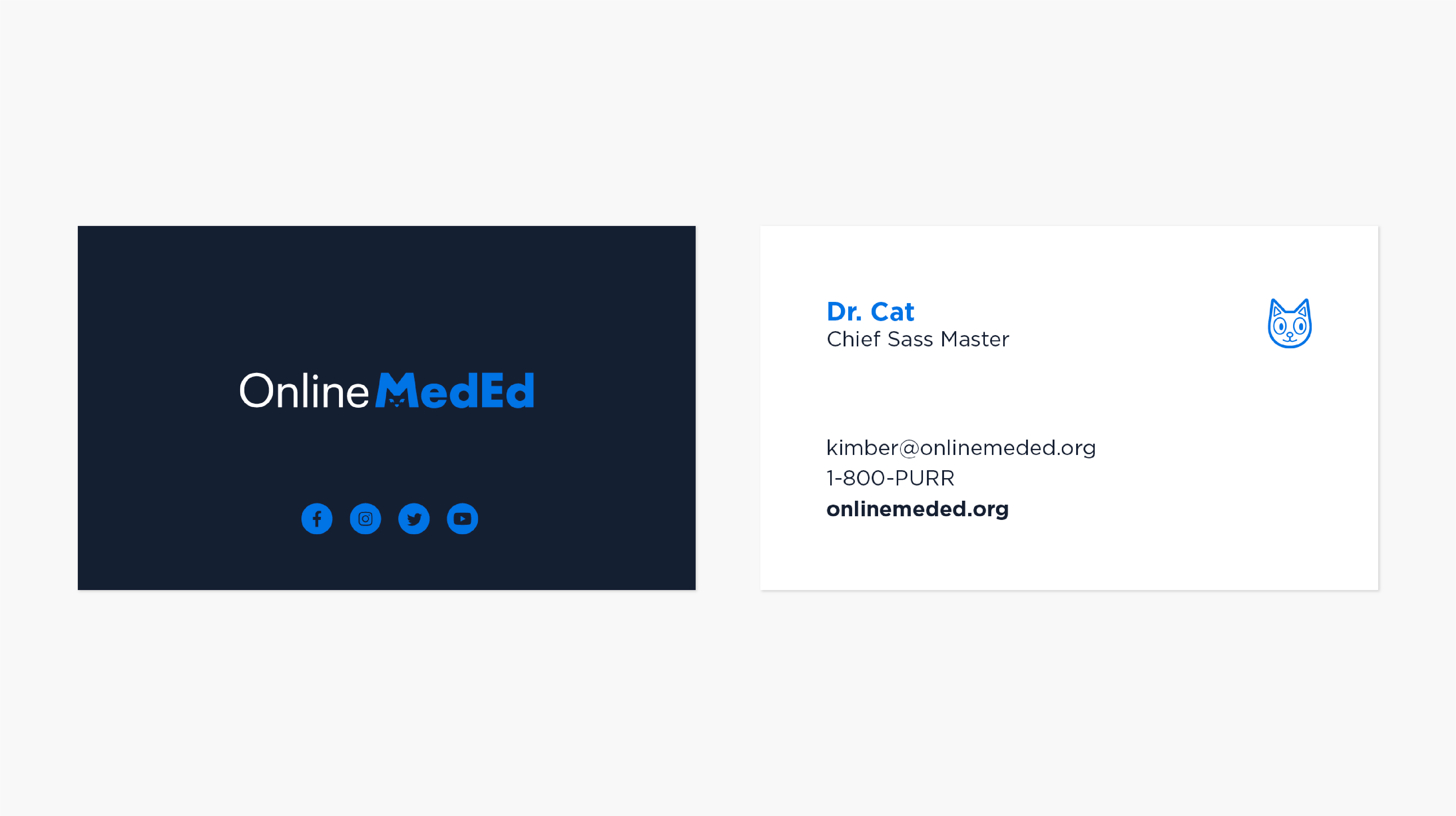 OnlineMedEd - brand identity, guideline and assets.