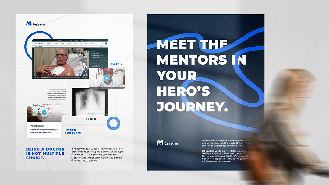 OnlineMedEd - brand identity, guideline and assets.