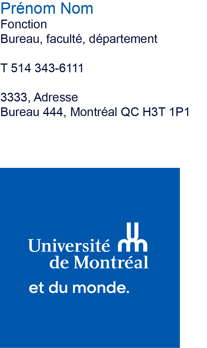 umontreal.ca - brand identity, guideline and assets.