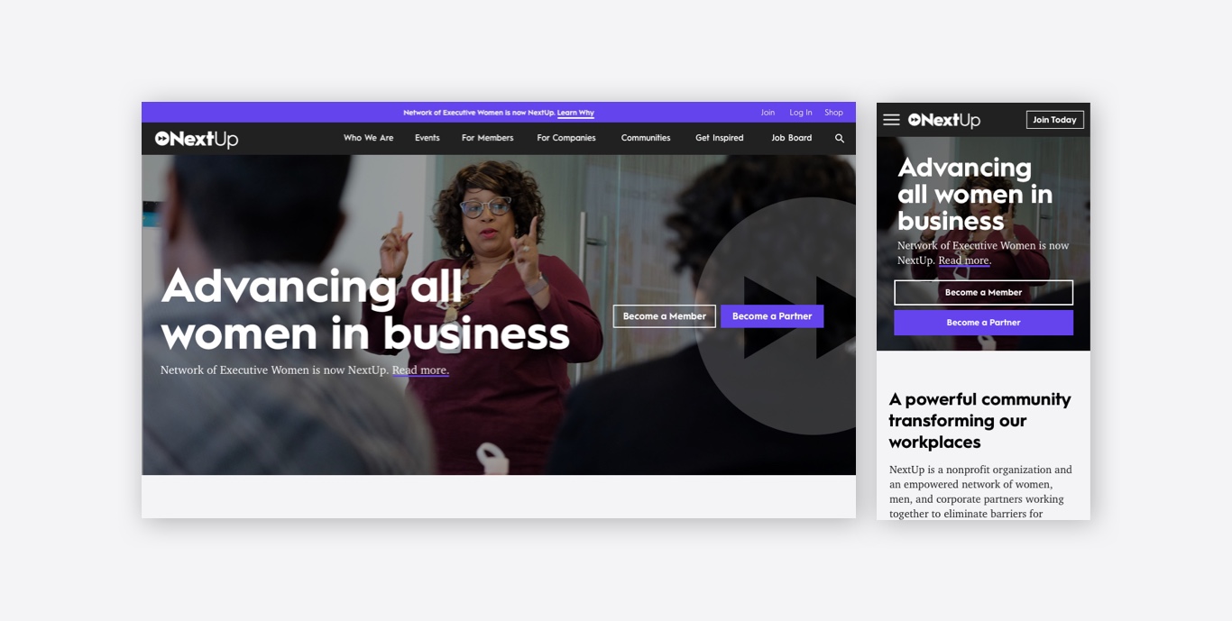 NextUp - brand identity, guideline and assets.