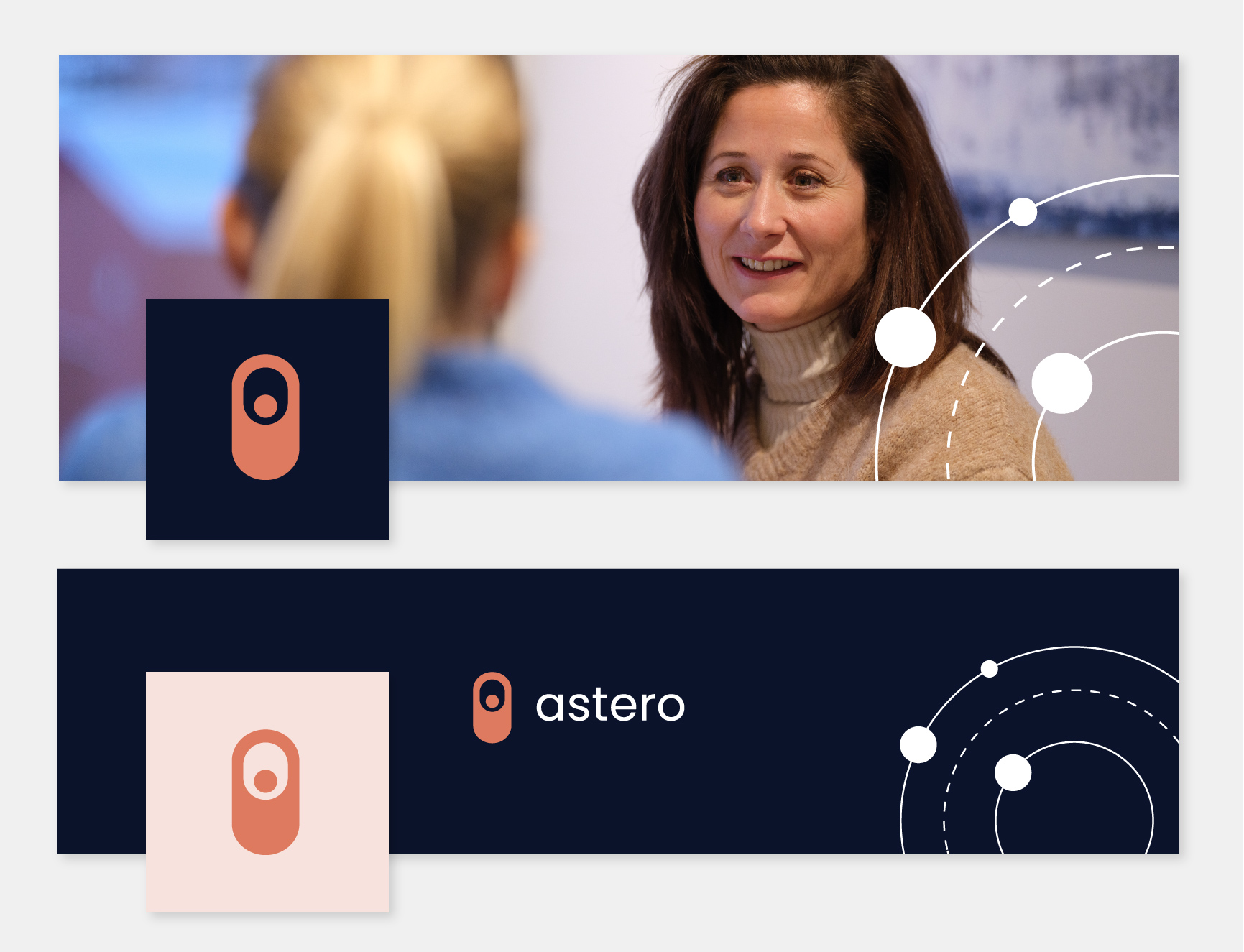 Astero - brand identity, guideline and assets.