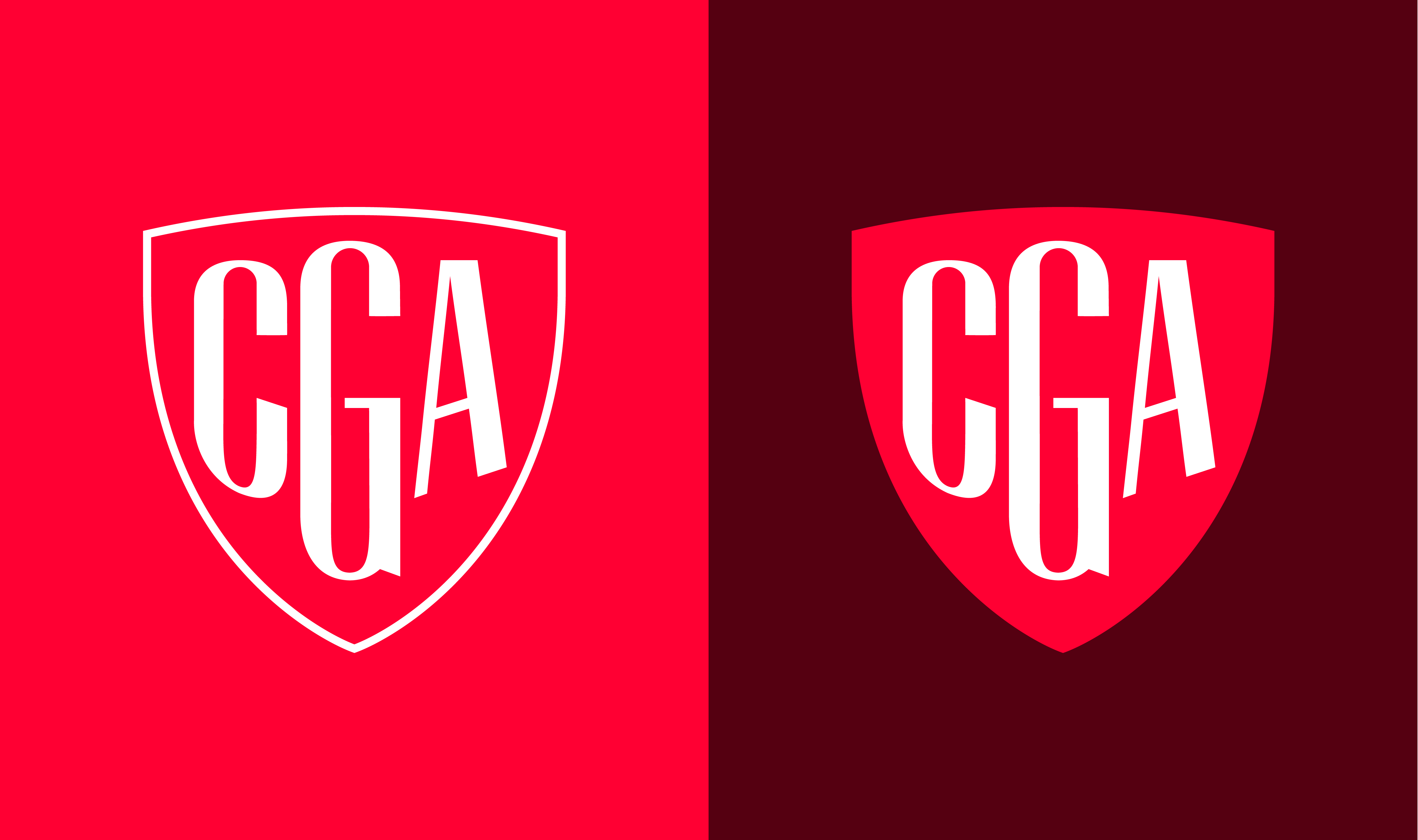 CGA copy - brand identity, guideline and assets.
