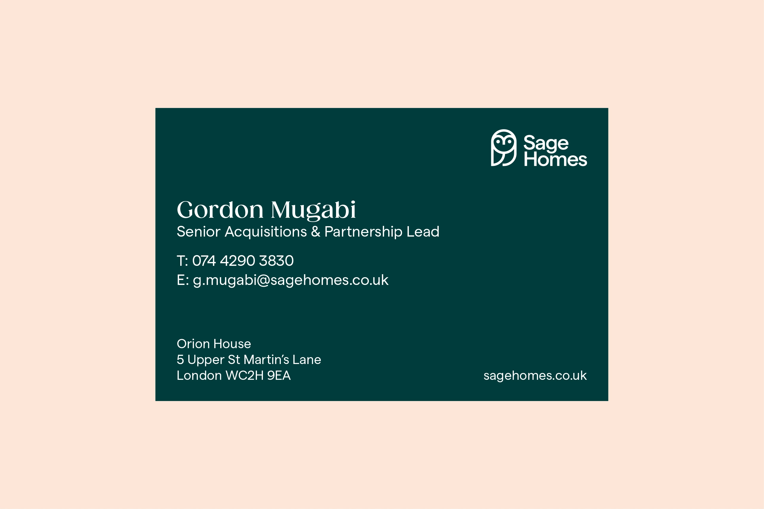 Sage Homes - brand identity, guideline and assets.