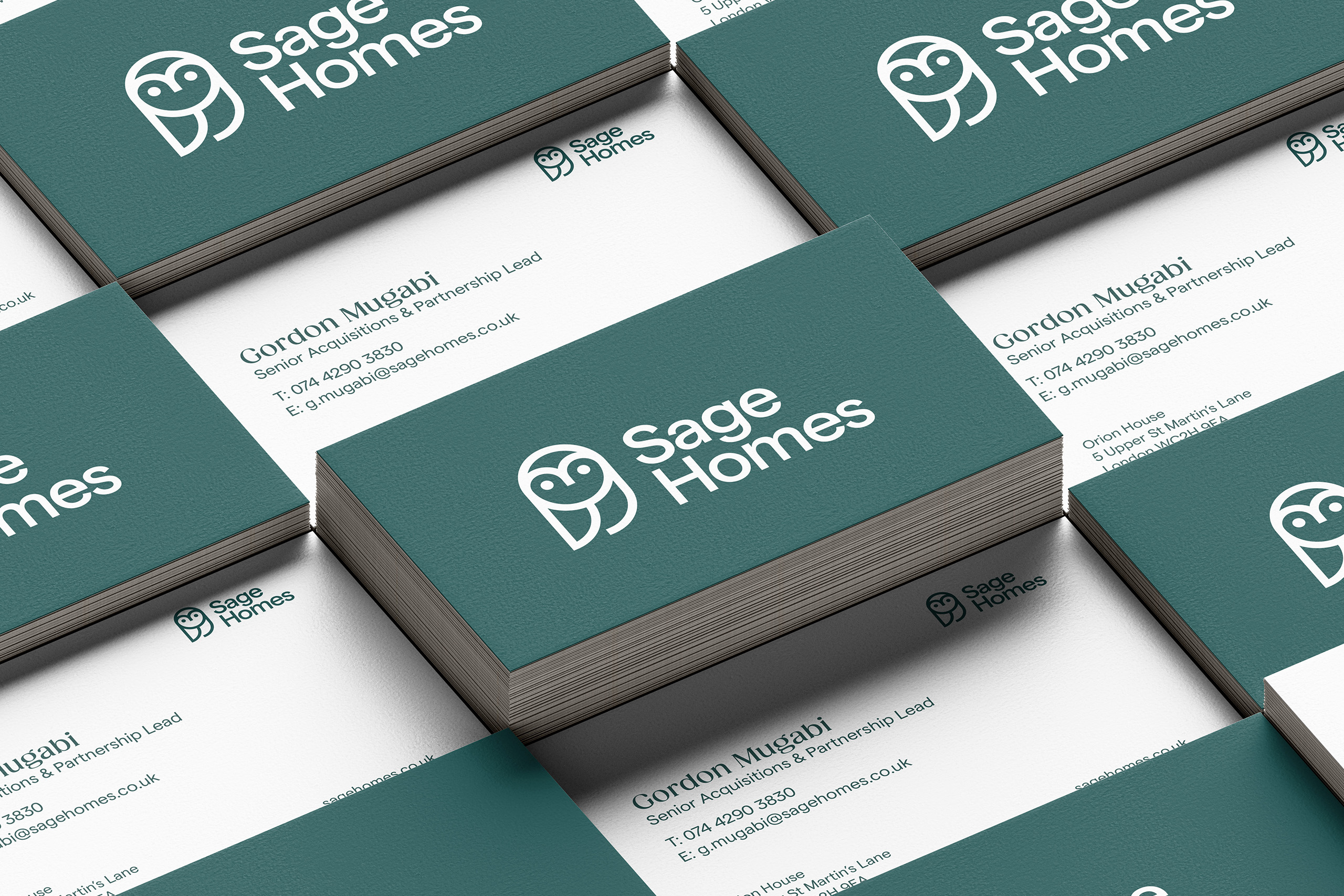 Sage Homes - brand identity, guideline and assets.
