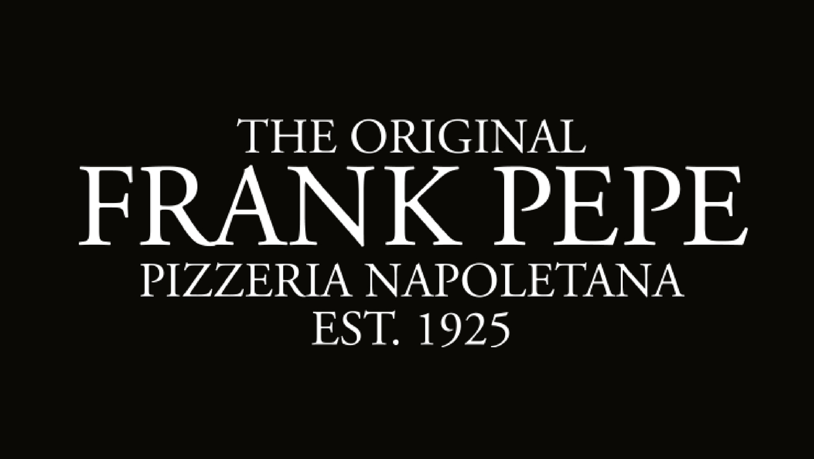 Frank Pepe Pizzeria - brand identity, guideline and assets.