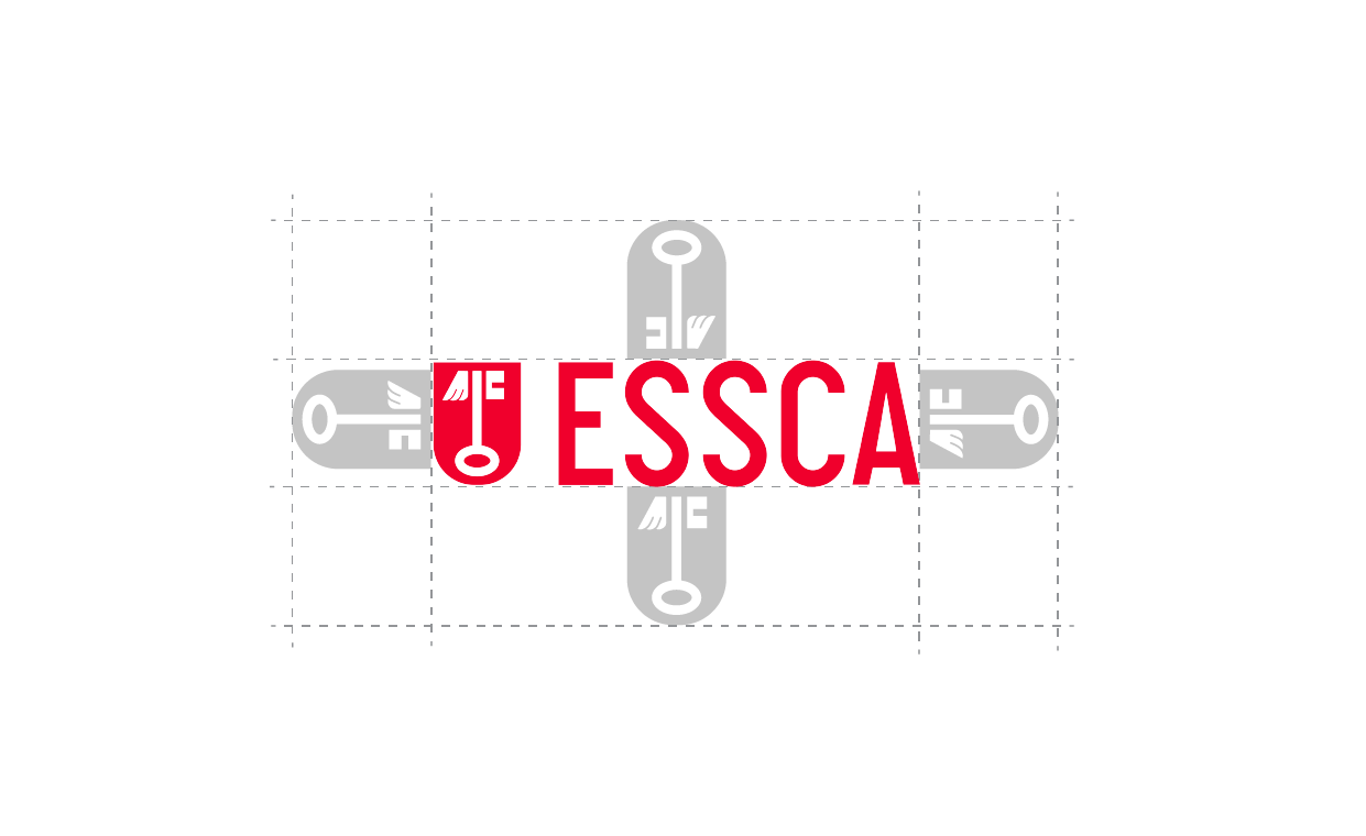 ESSCA - brand identity, guideline and assets.