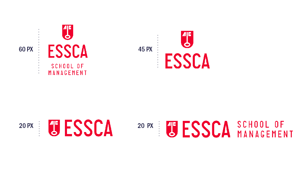 ESSCA - brand identity, guideline and assets.