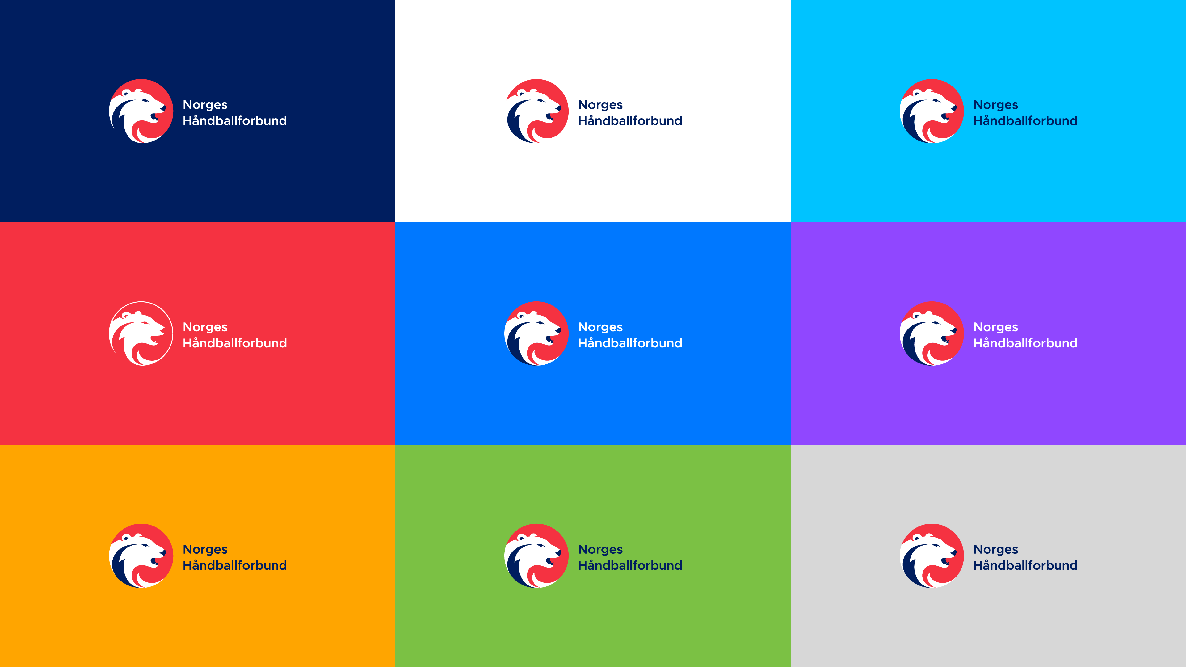Norges Håndballforbund - brand identity, guideline and assets.