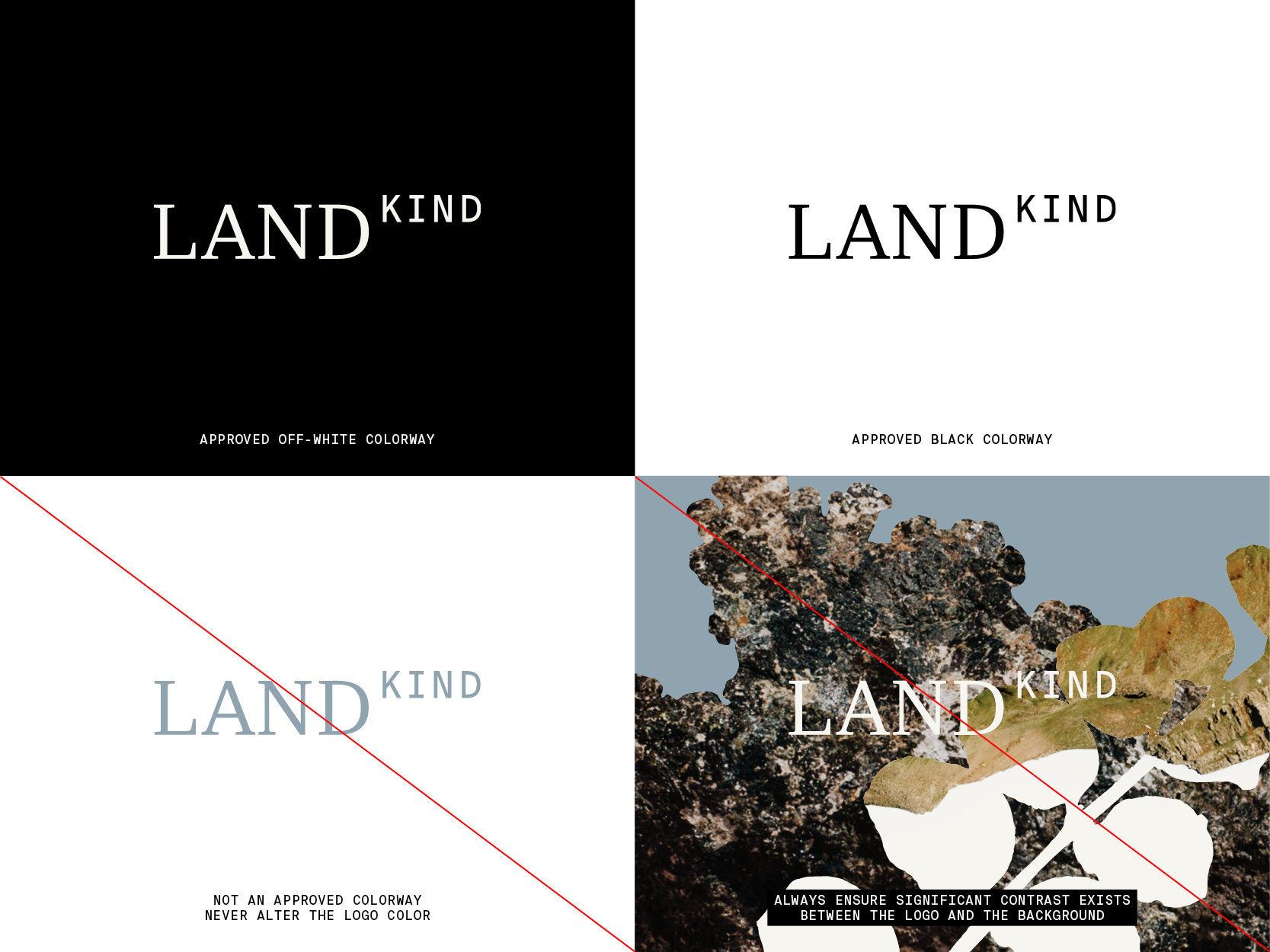 Landkind - brand identity, guideline and assets.