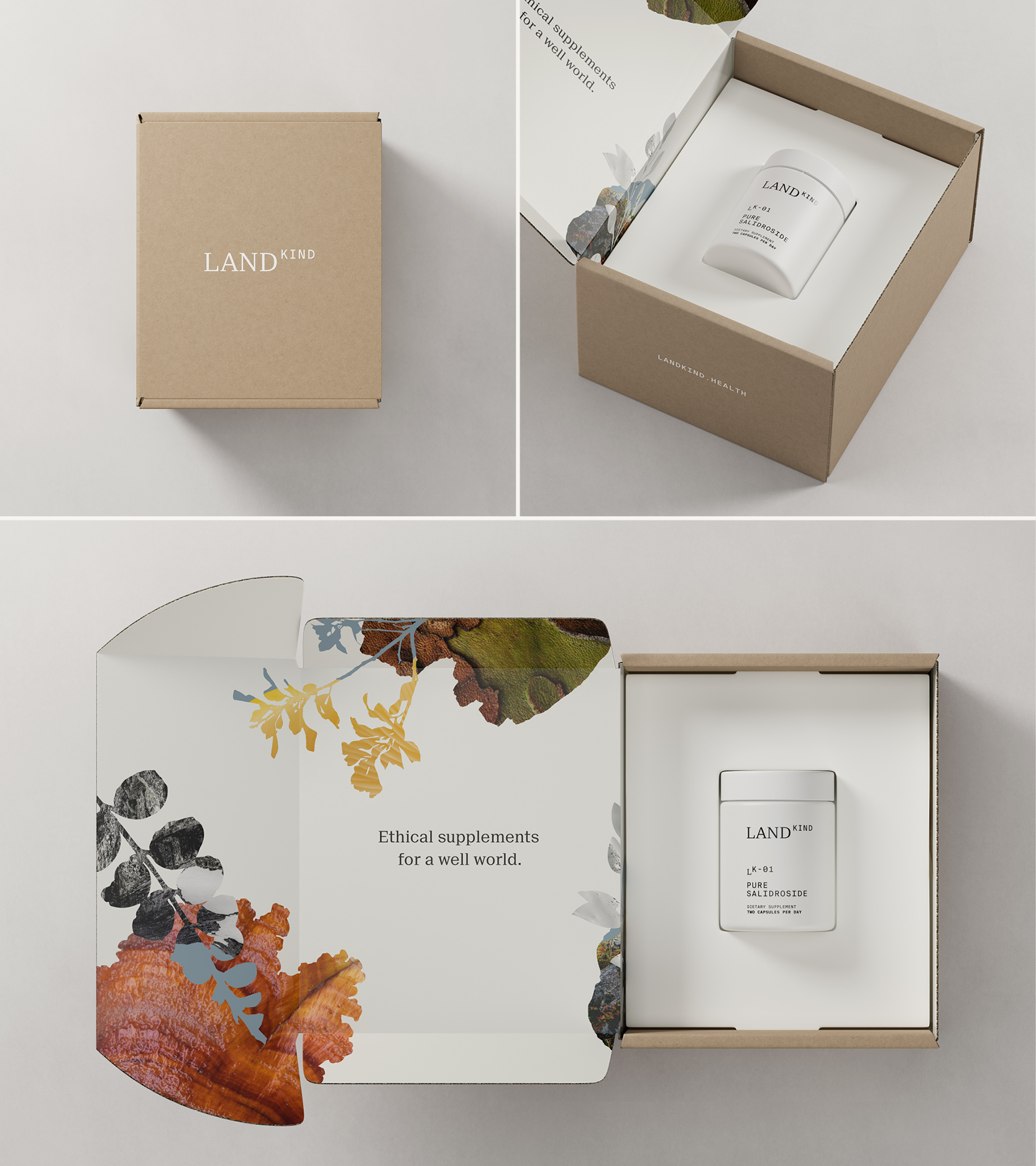 Landkind - brand identity, guideline and assets.