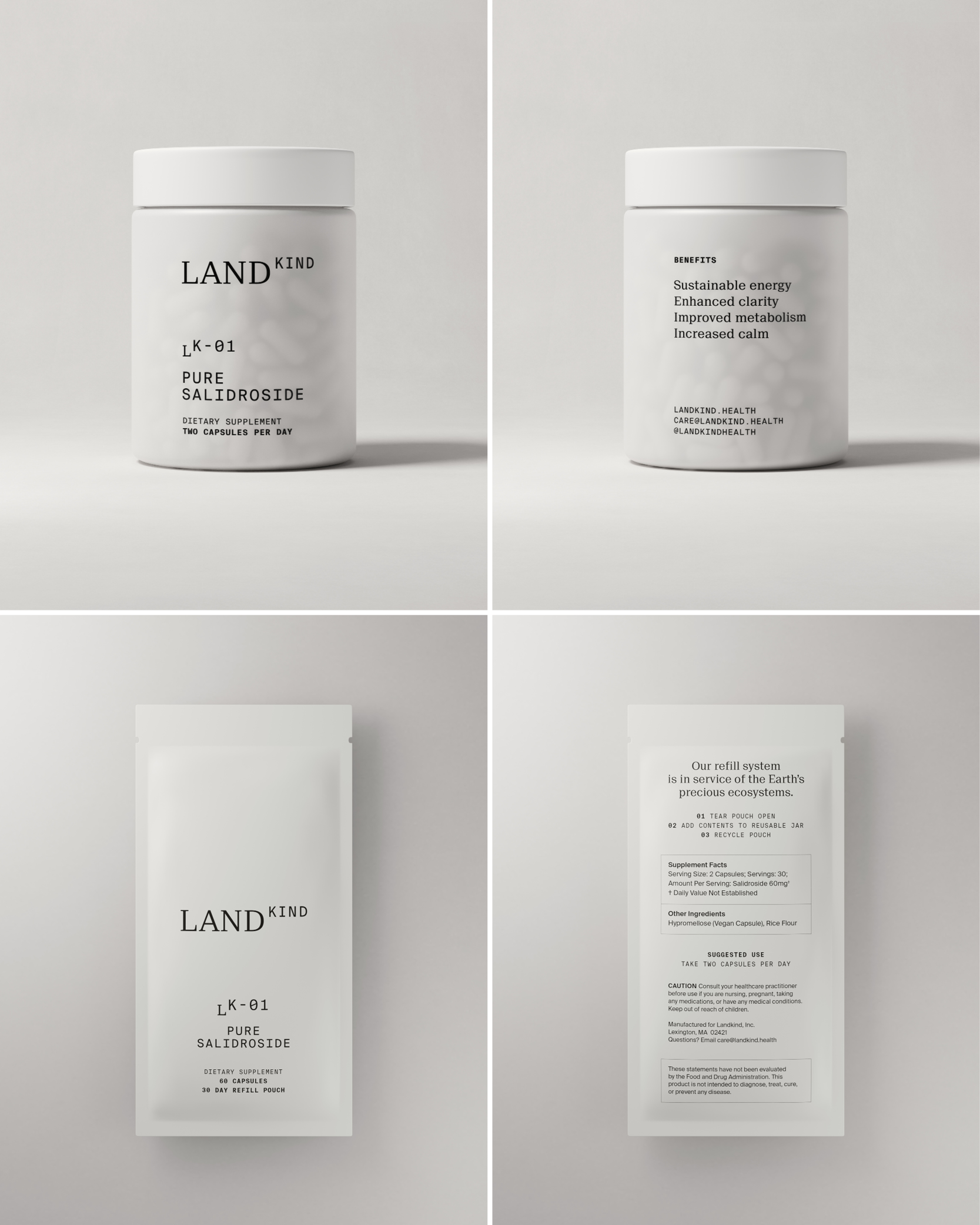 Landkind - brand identity, guideline and assets.