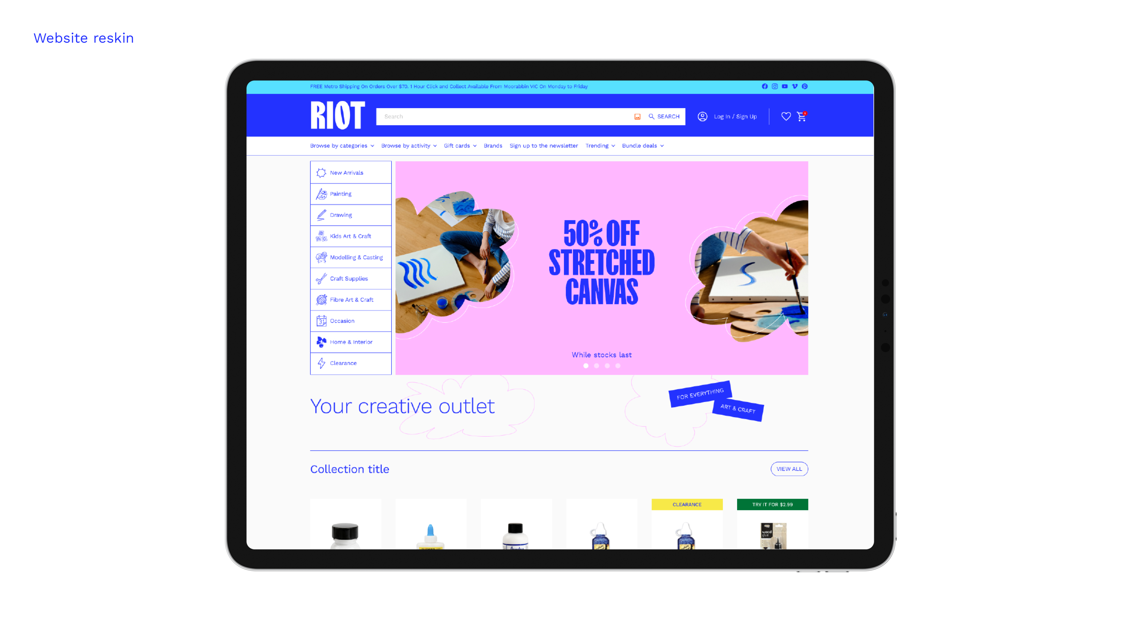 RIOT - brand identity, guideline and assets.