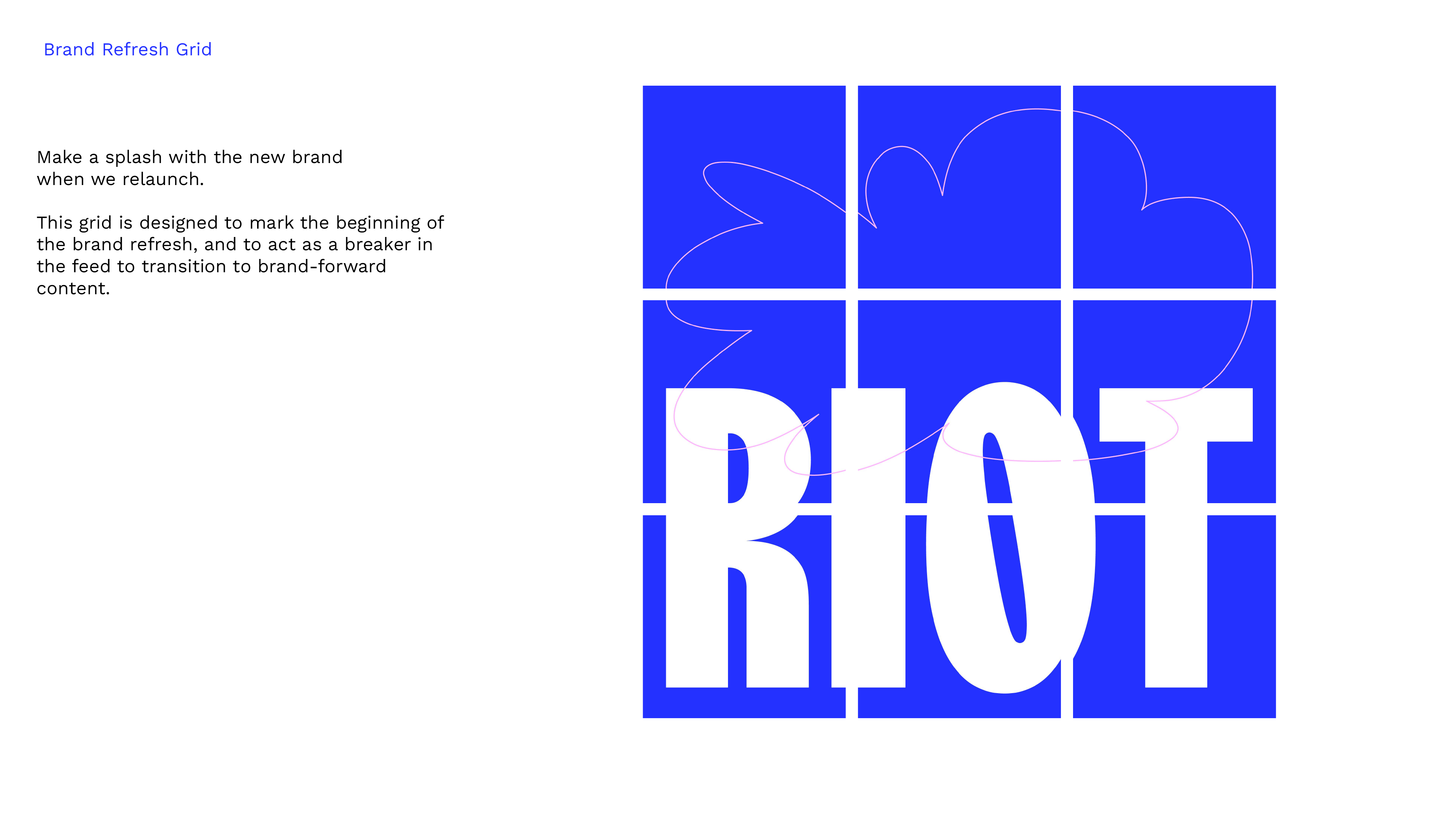RIOT - brand identity, guideline and assets.
