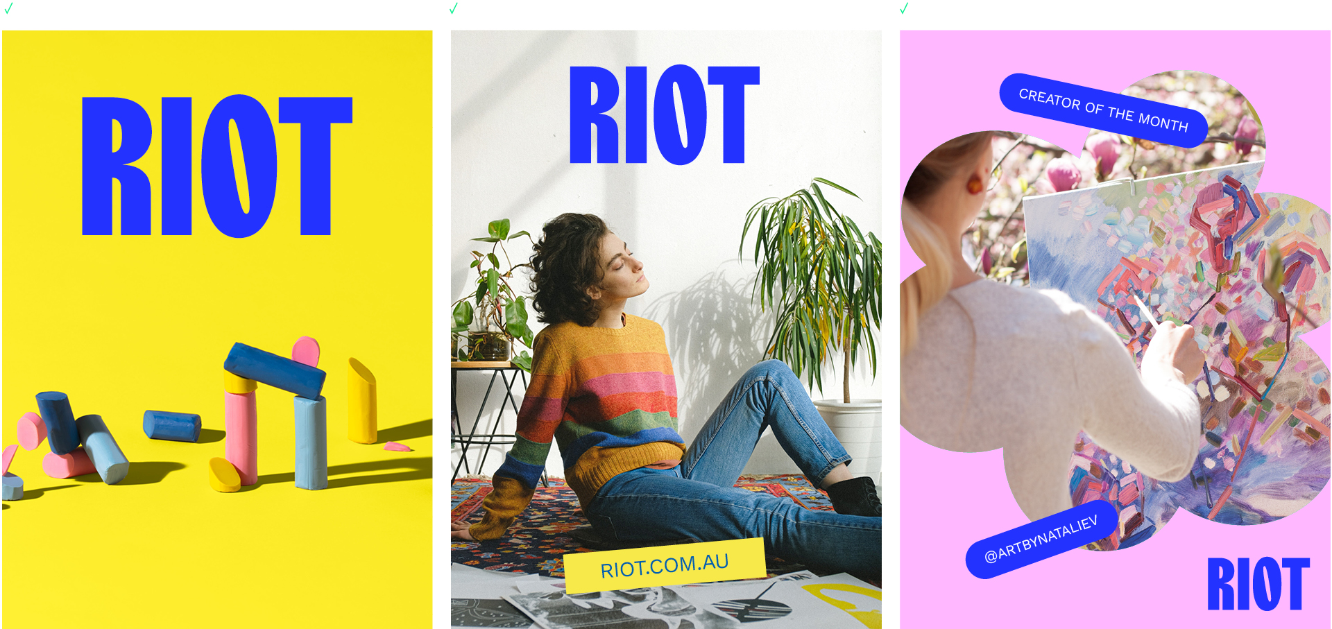 RIOT - brand identity, guideline and assets.