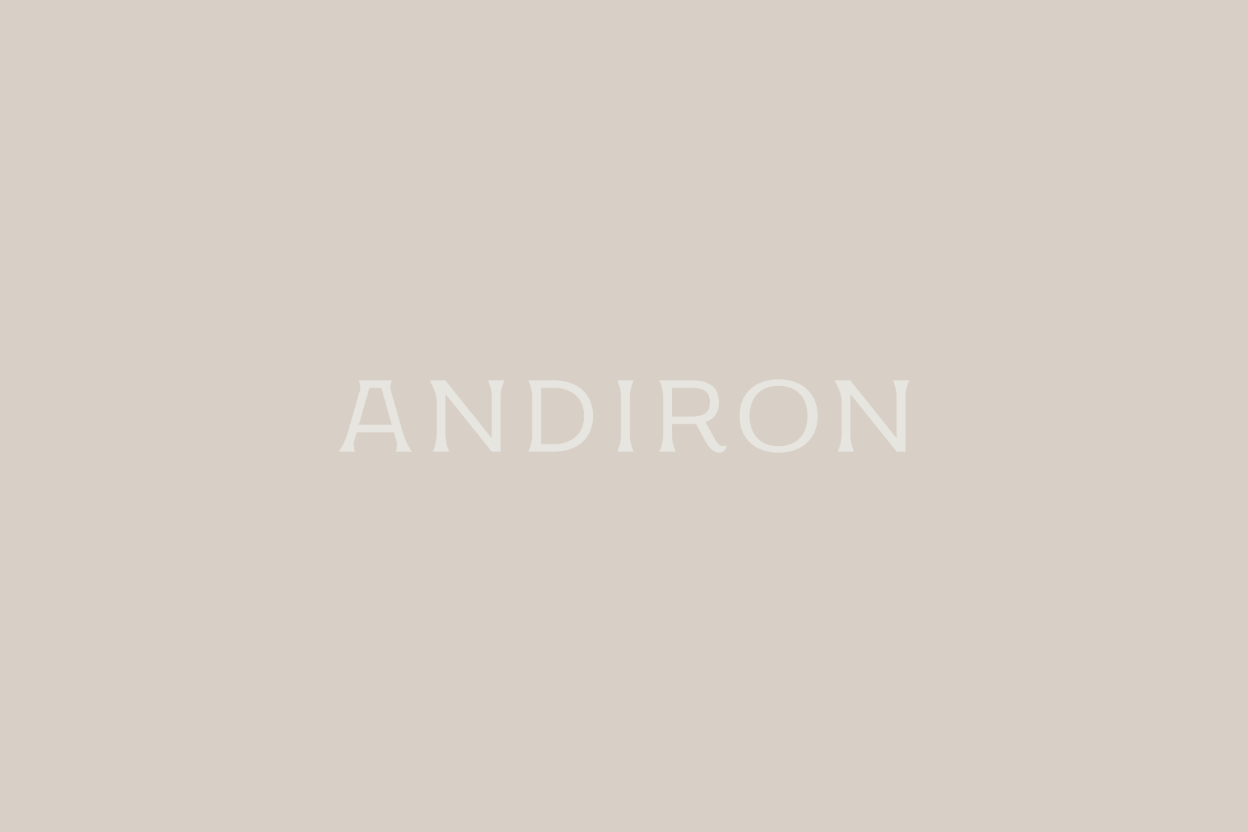 Andiron - brand identity, guideline and assets.