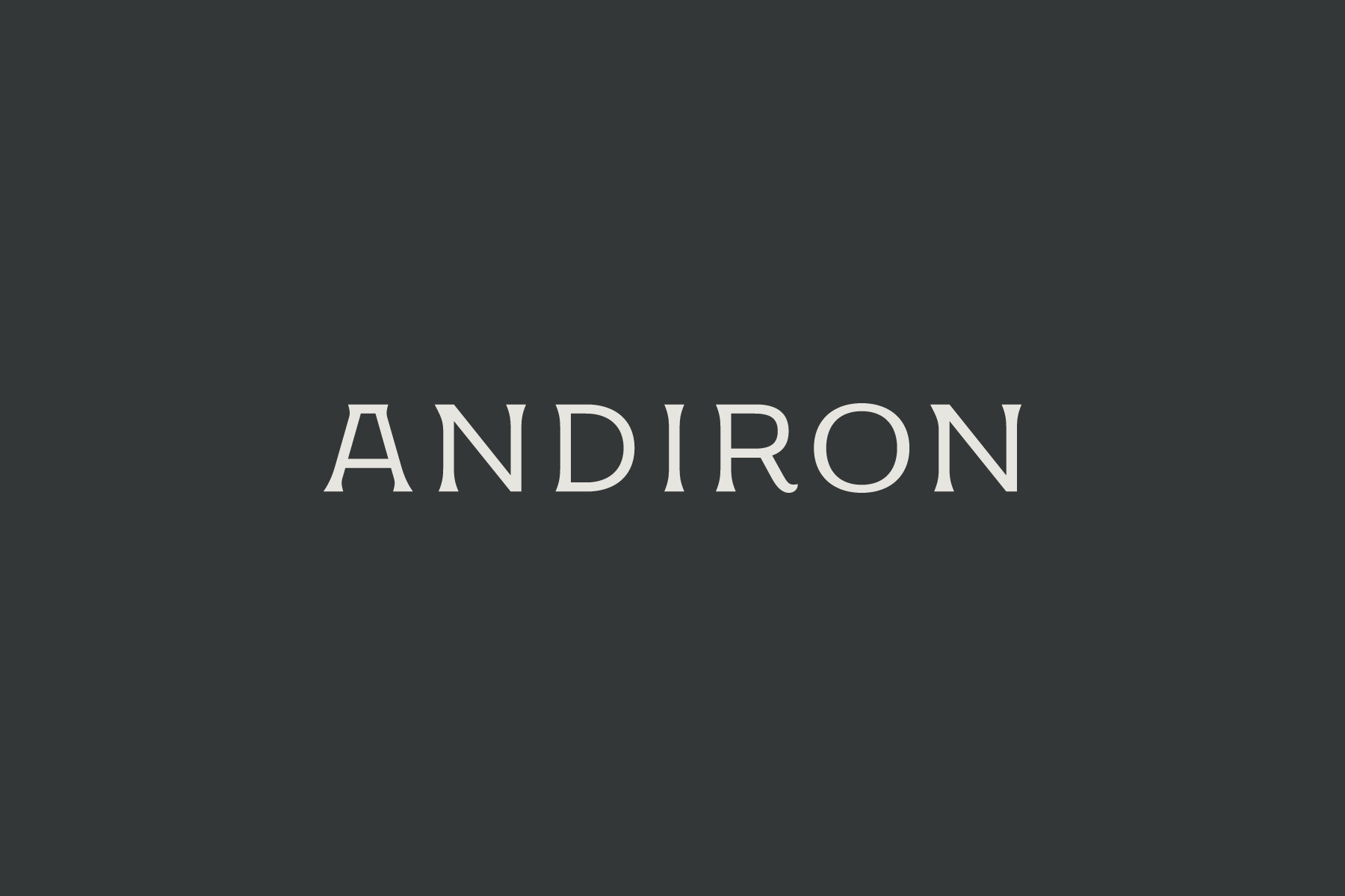 Andiron - brand identity, guideline and assets.