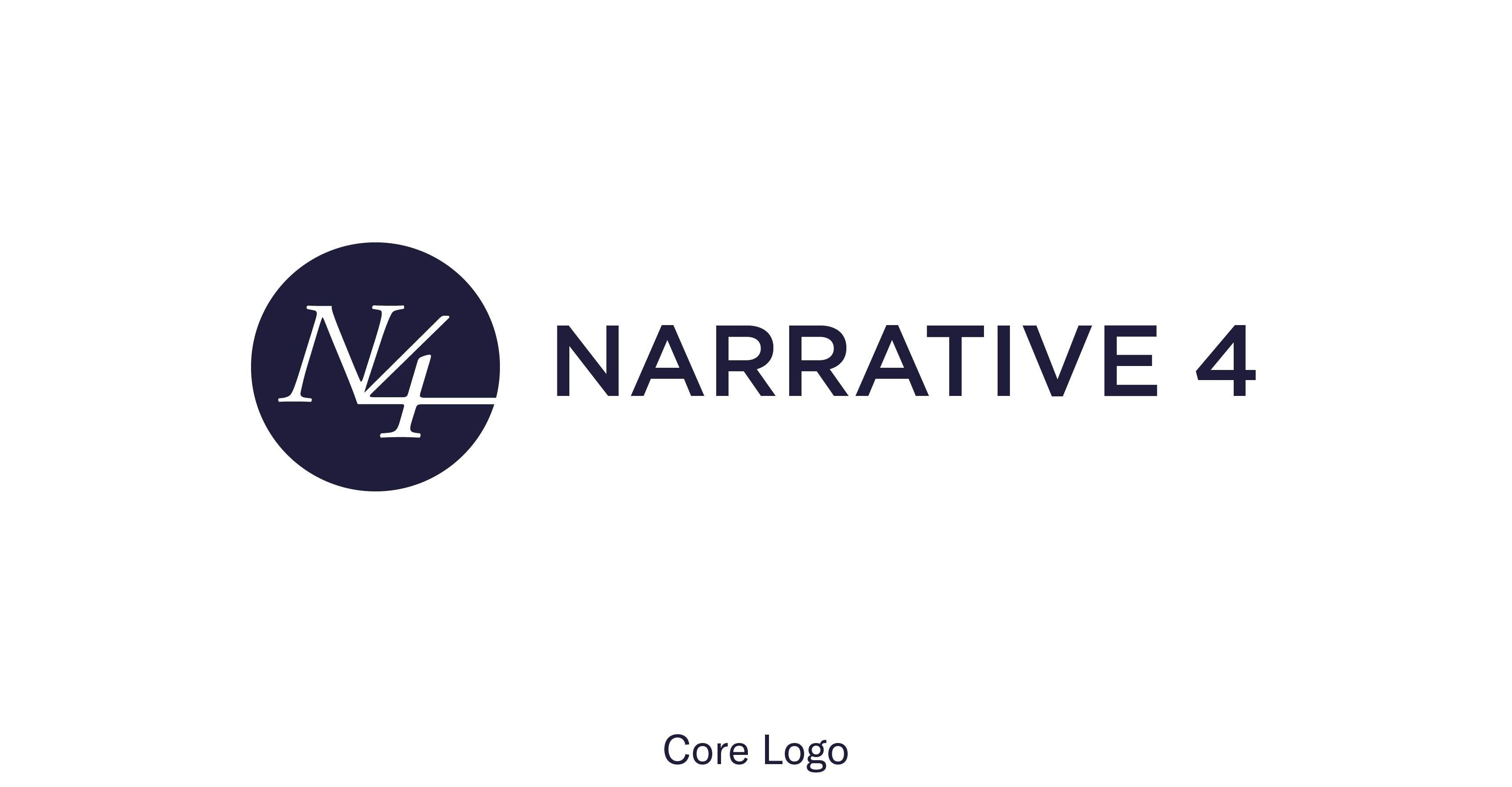 Narrative 4 - brand identity, guideline and assets.