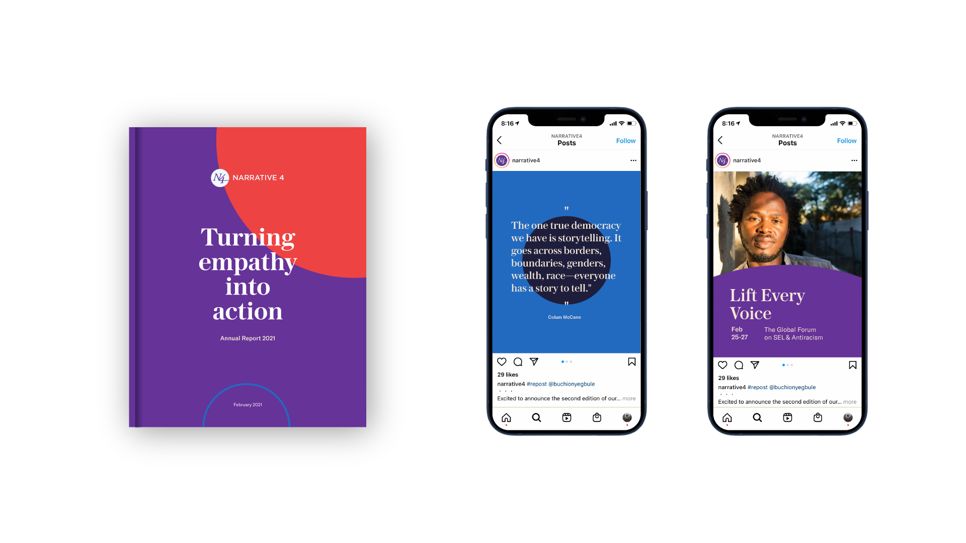 Narrative 4 - brand identity, guideline and assets.