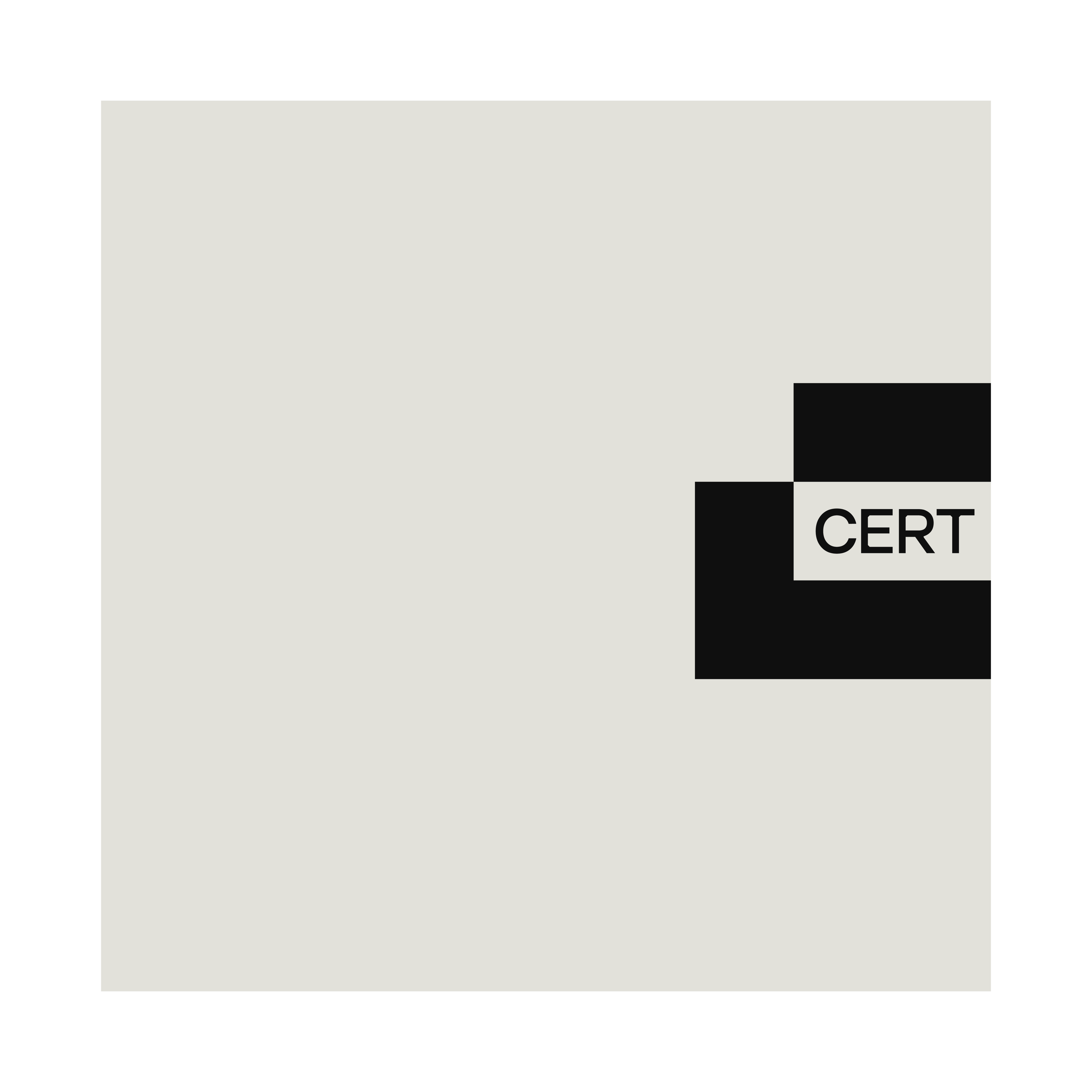 CERT - brand identity, guideline and assets.