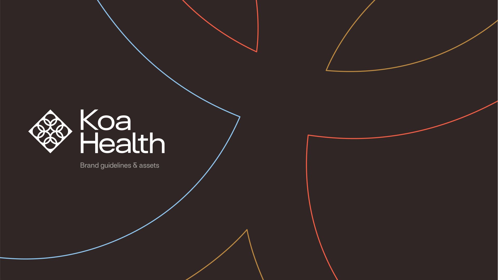 Koa Health - brand identity, guideline and assets.