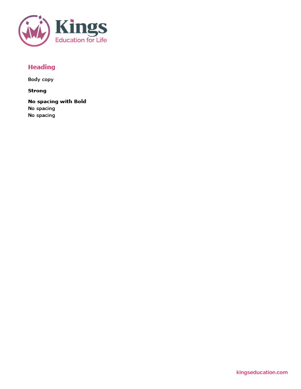 Kings - brand identity, guideline and assets.