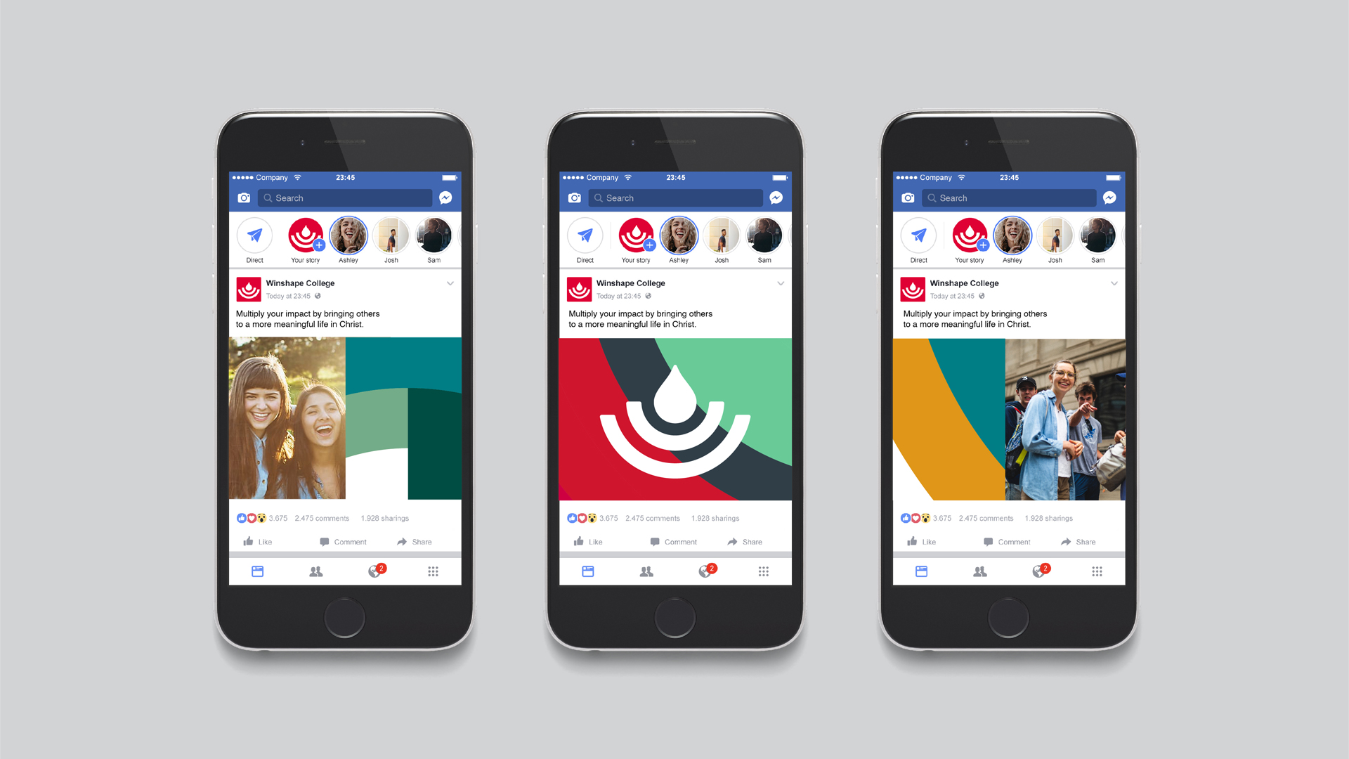 WinShape College Program - brand identity, guideline and assets.