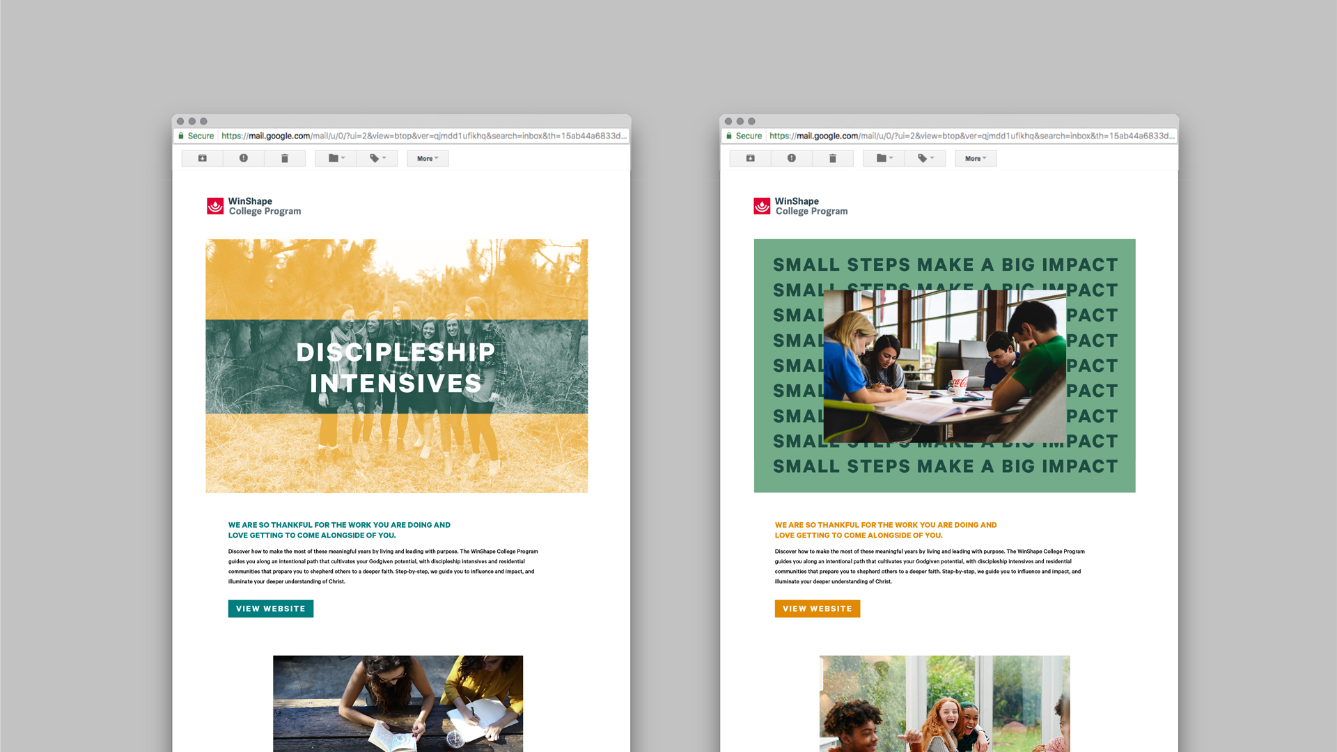 WinShape College Program - brand identity, guideline and assets.