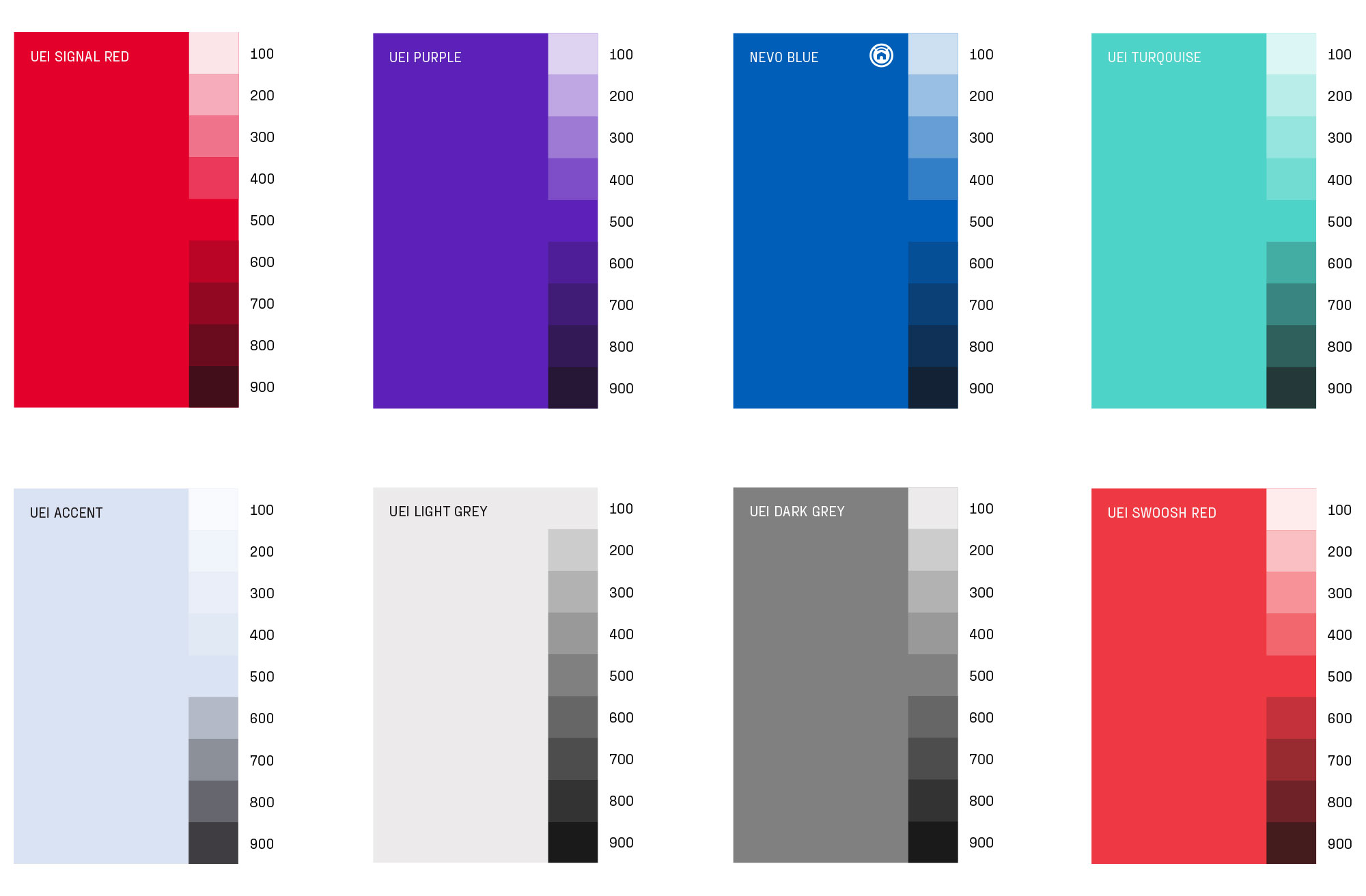 UEI - brand identity, guideline and assets.