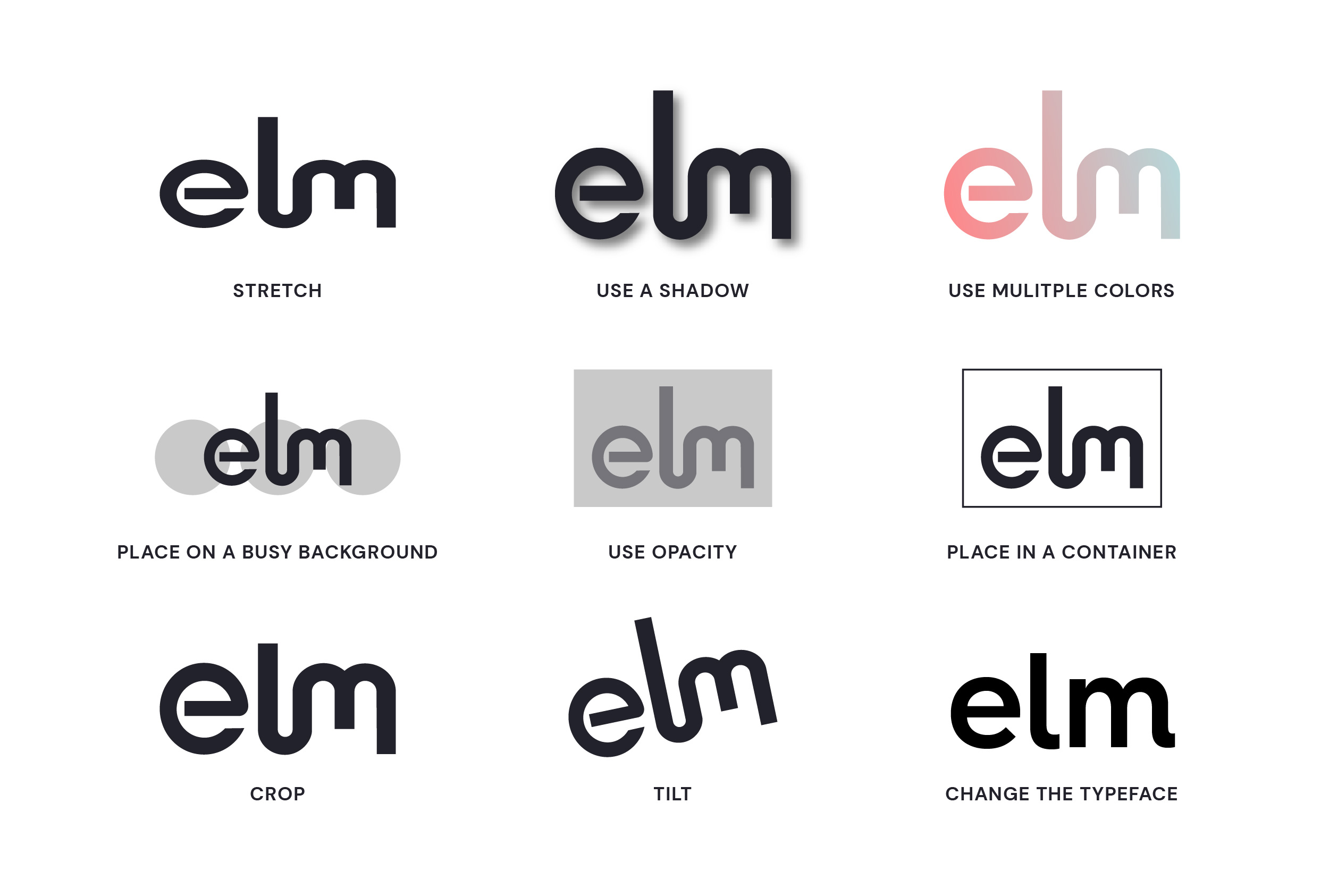Elm - brand identity, guideline and assets.