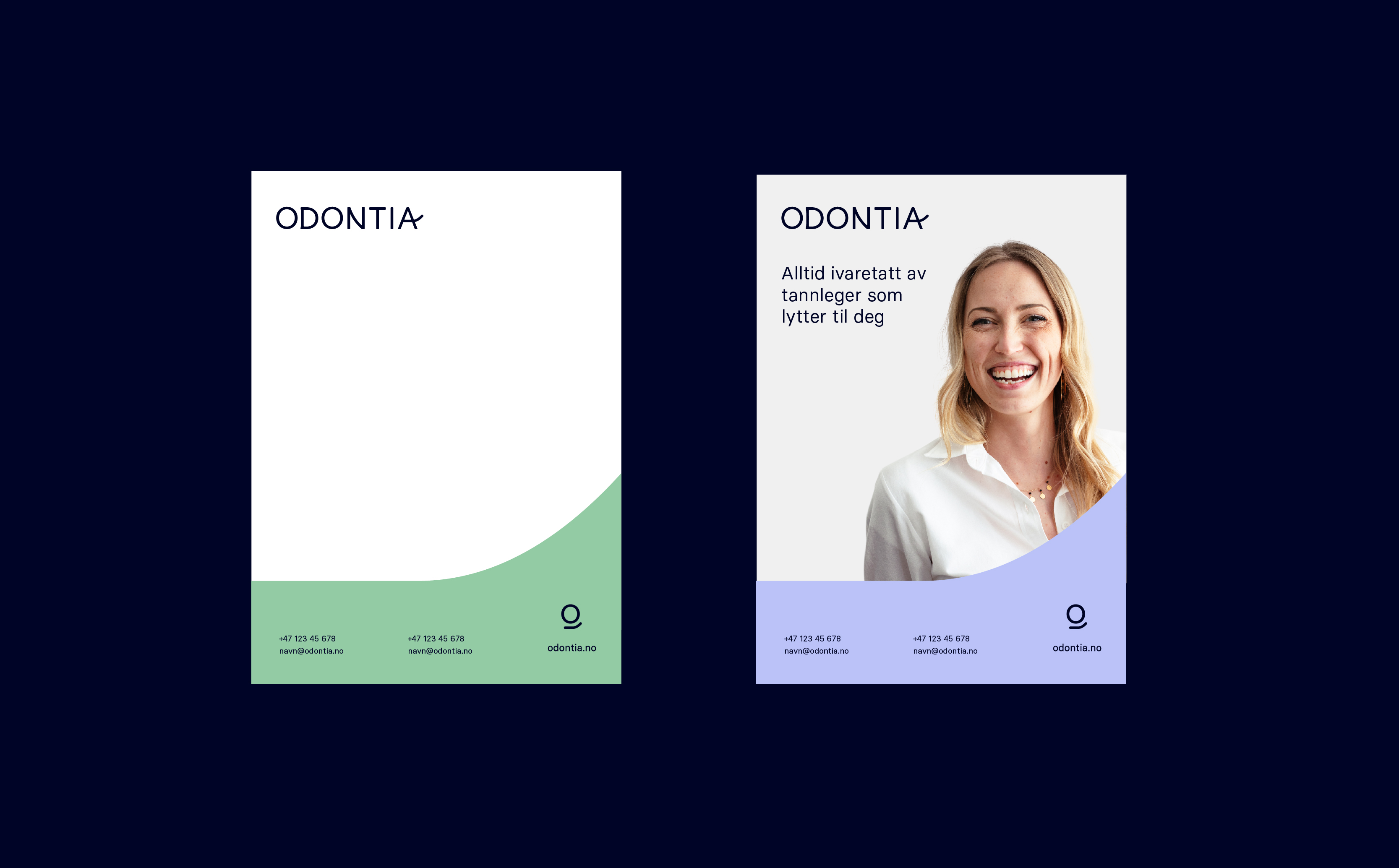 Odontia - brand identity, guideline and assets.