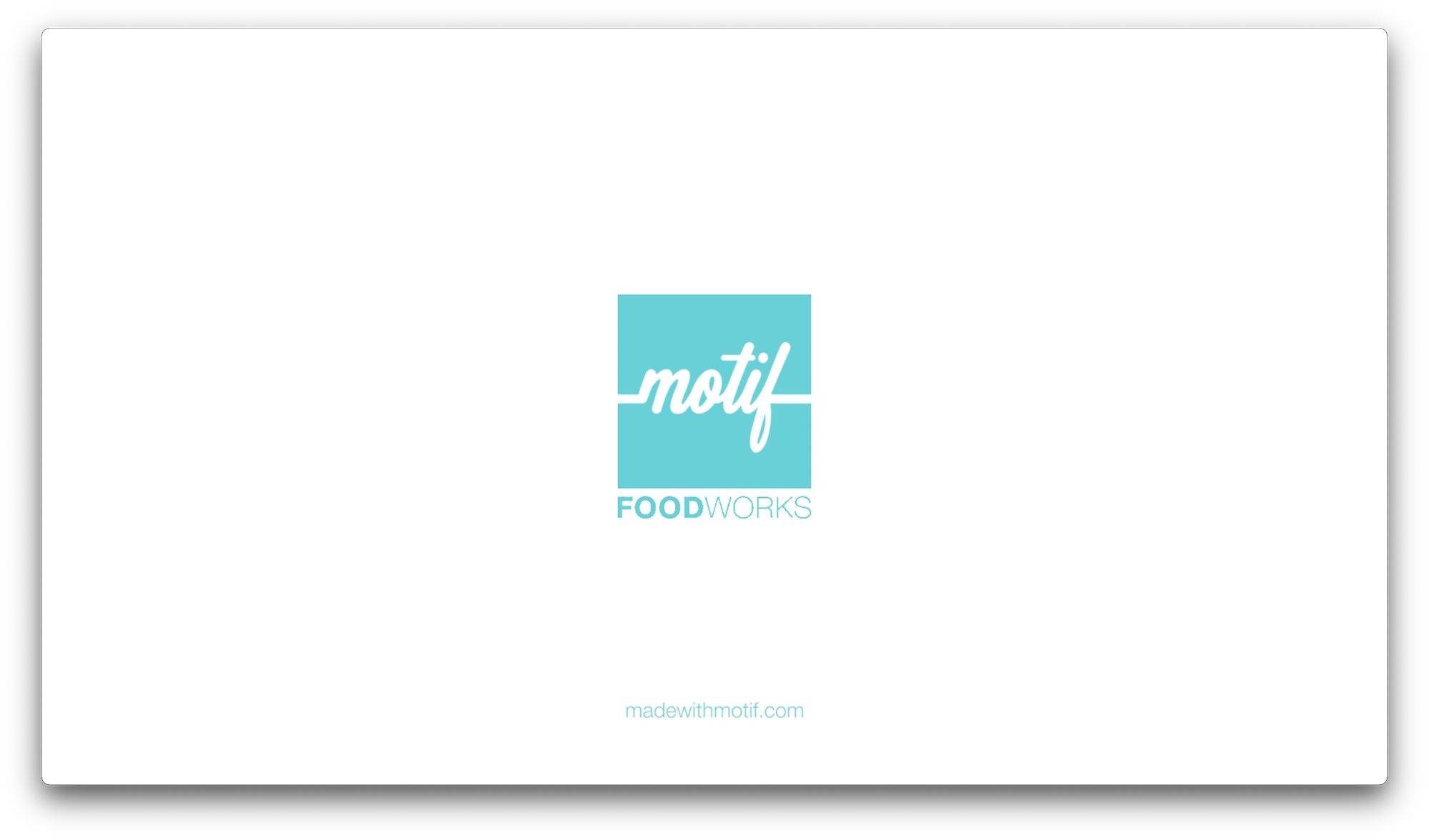 Motif - brand identity, guideline and assets.