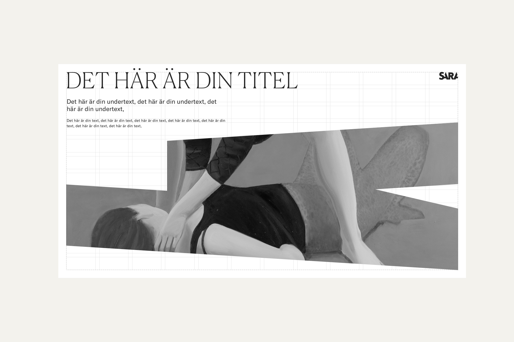 Sara Kulturhus - brand identity, guideline and assets.