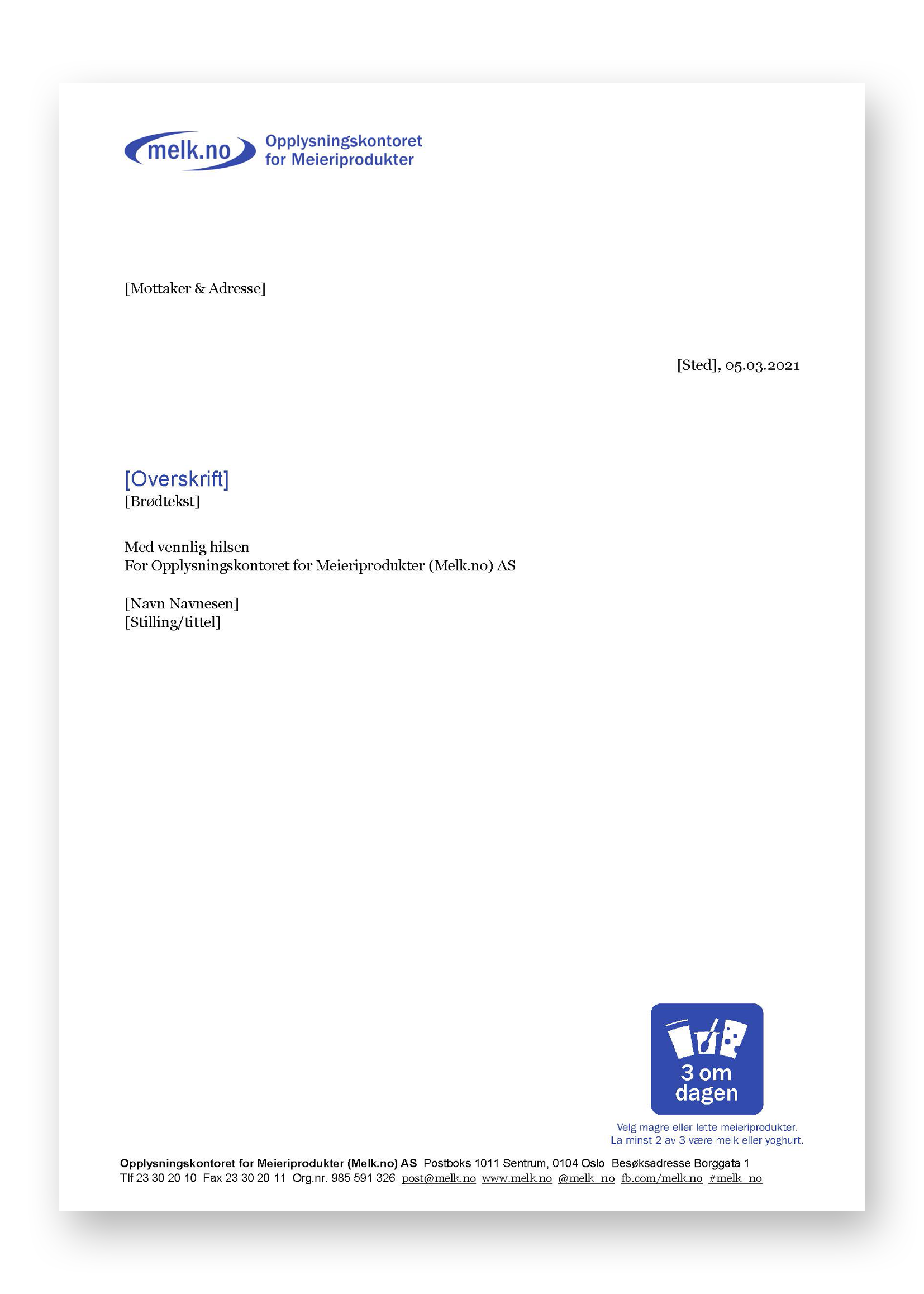 Melk.no - brand identity, guideline and assets.